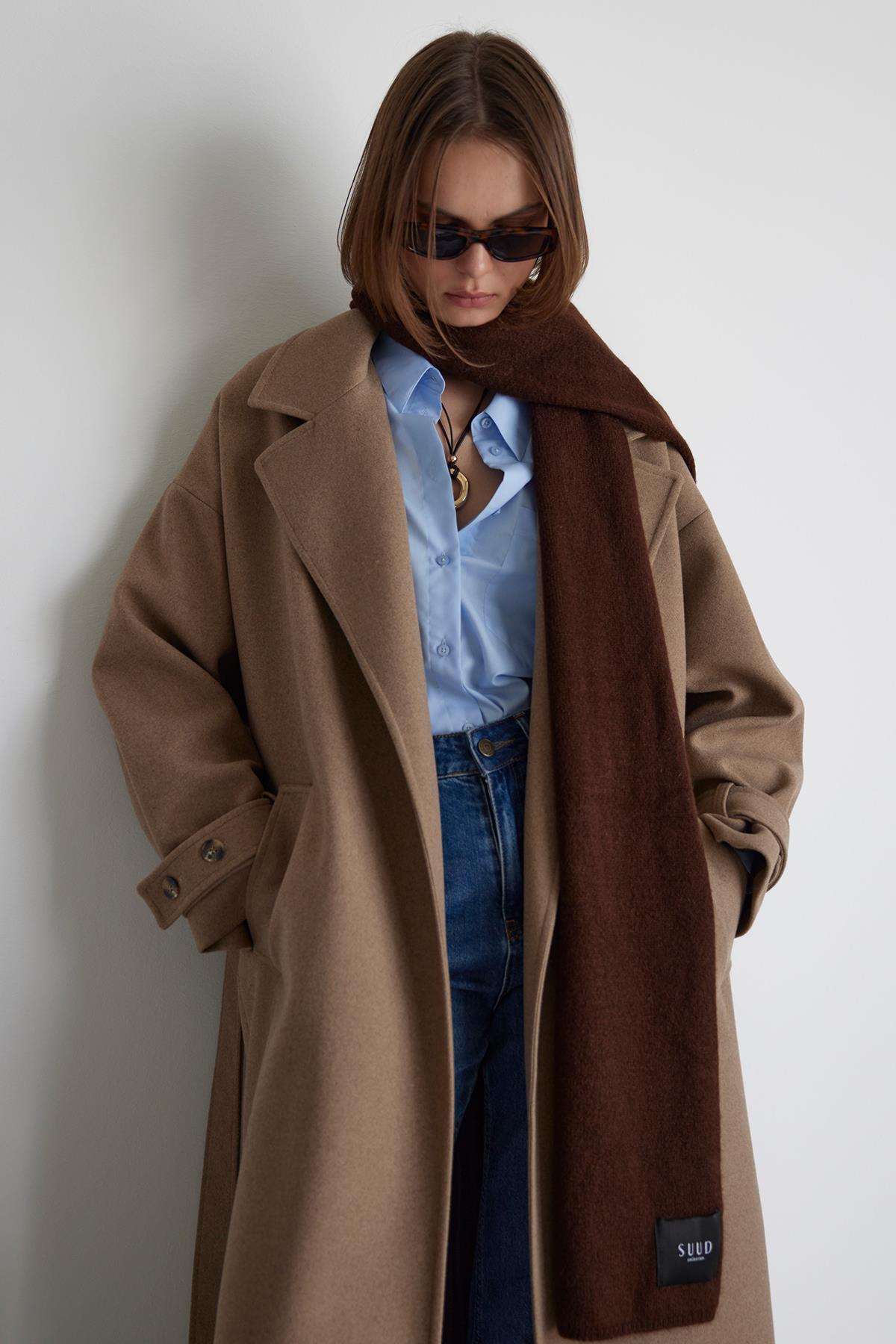 Suud Collection Acı Kahve Skinny Atkı Fiyatı, Yorumları - Trendyol