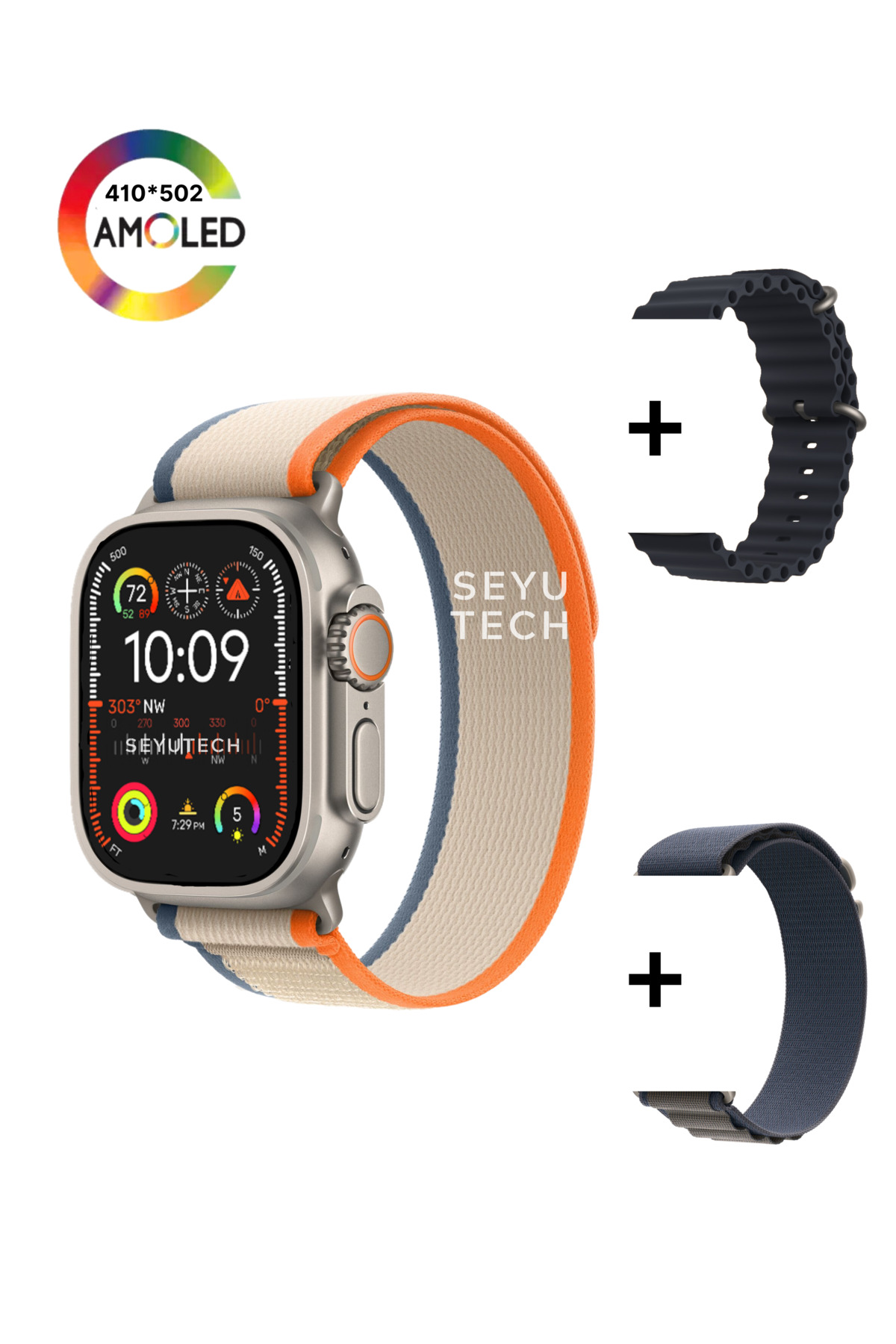 SEYUTECH Watch Ultra 2 Max Amoled GS Ultra 2 Akıllı Saat Tüm ...