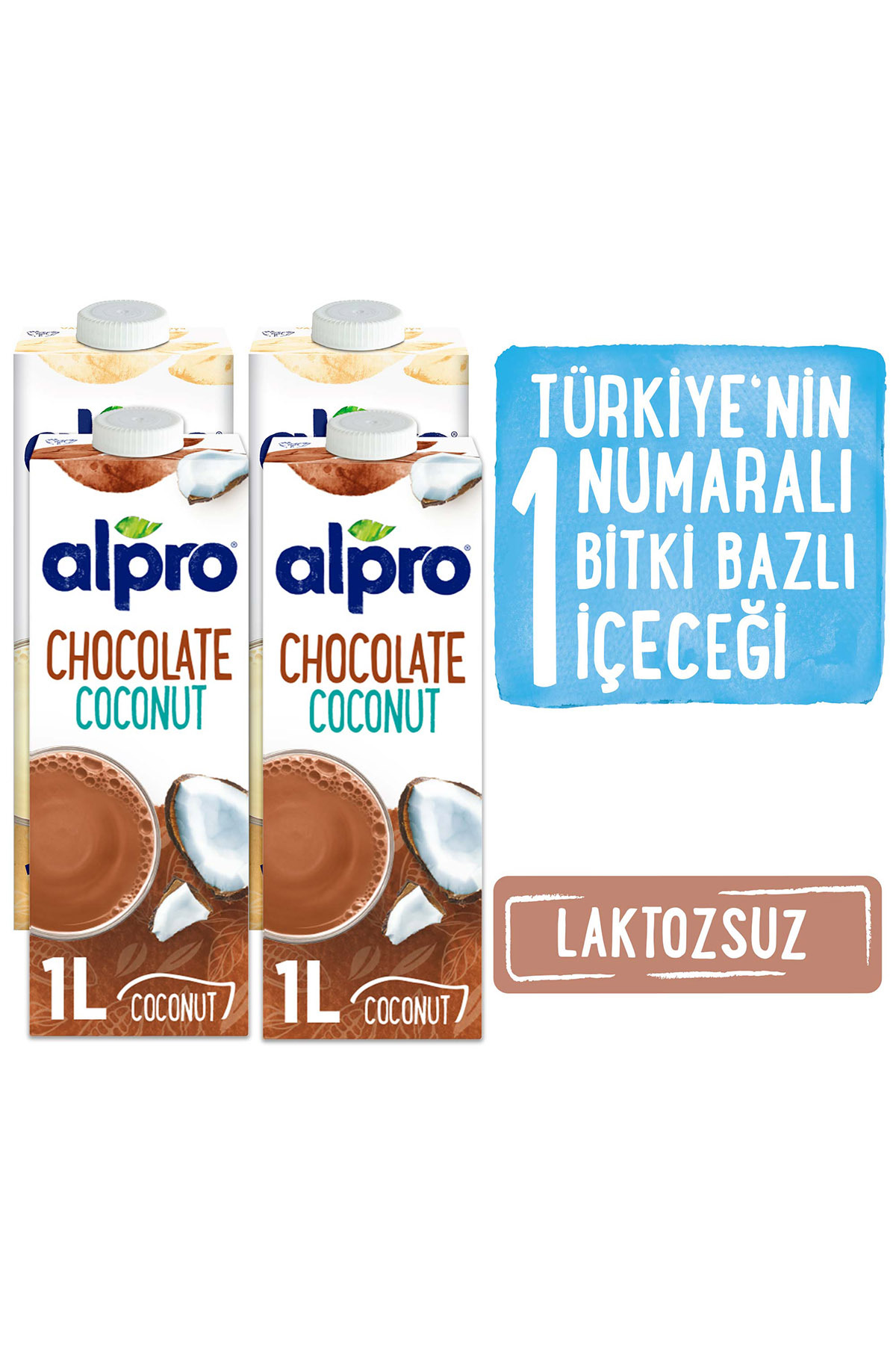Alpro Çikolata Hindistan Cevizi & Vanilya Badem 4'lü Mix Fiyatı ...
