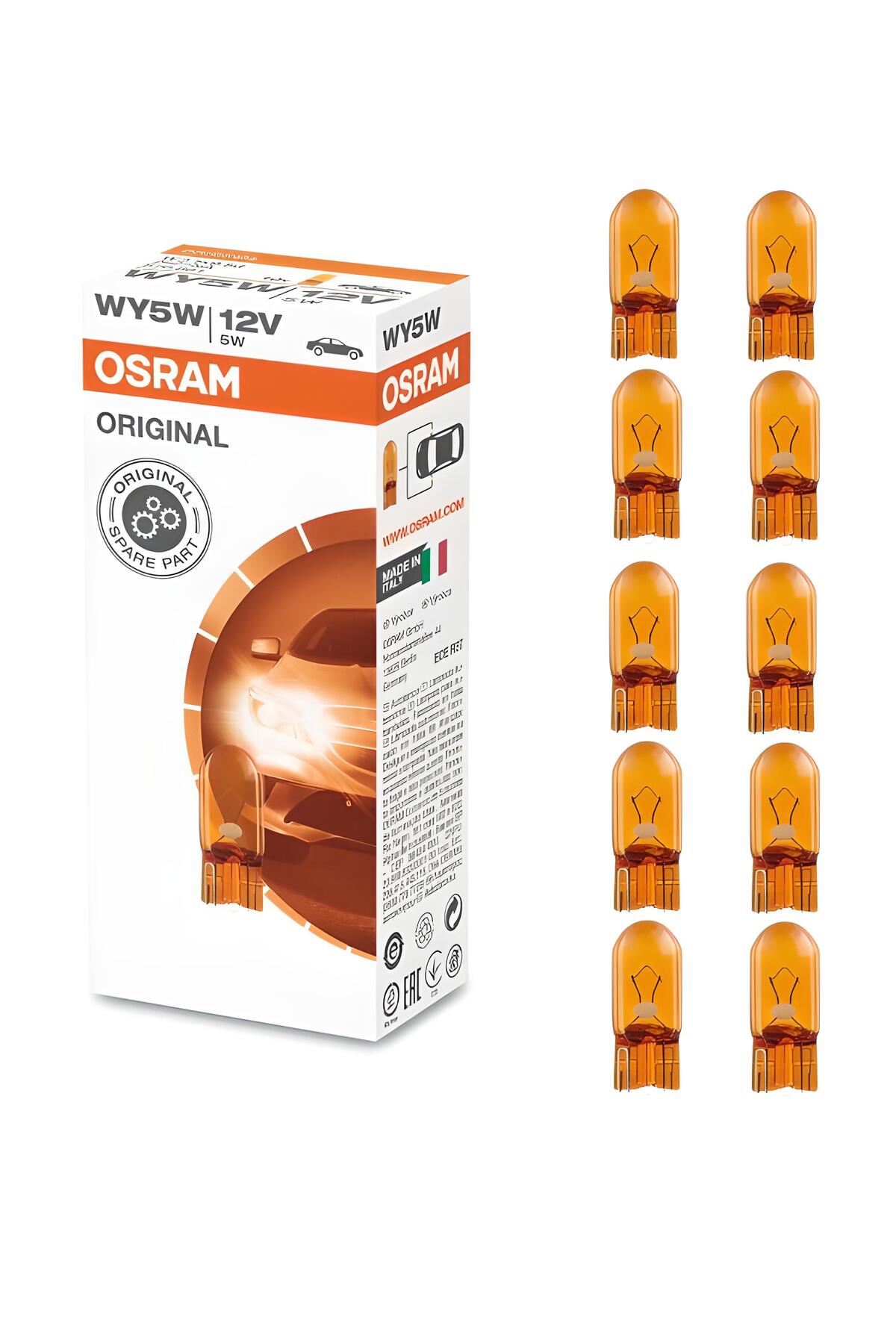 Osram 2827 Wy5w T10 Dipsiz Turuncu Ampul 12v 5w 10 Adet Fiyatı, Yorumları - Trendyol