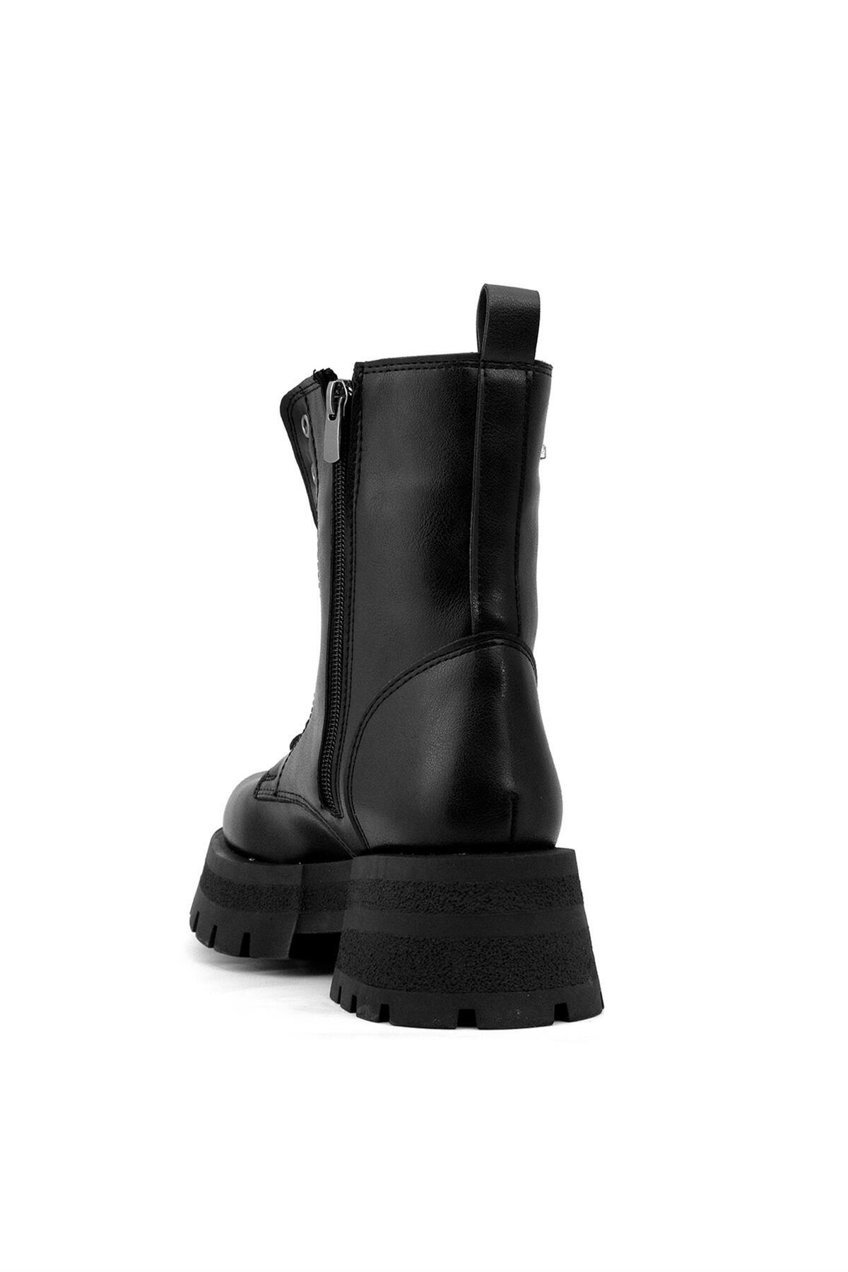 Pierre Cardin PC-52446 Kadın Askeri Bot Siyah Fiyatı, Yorumları - Trendyol