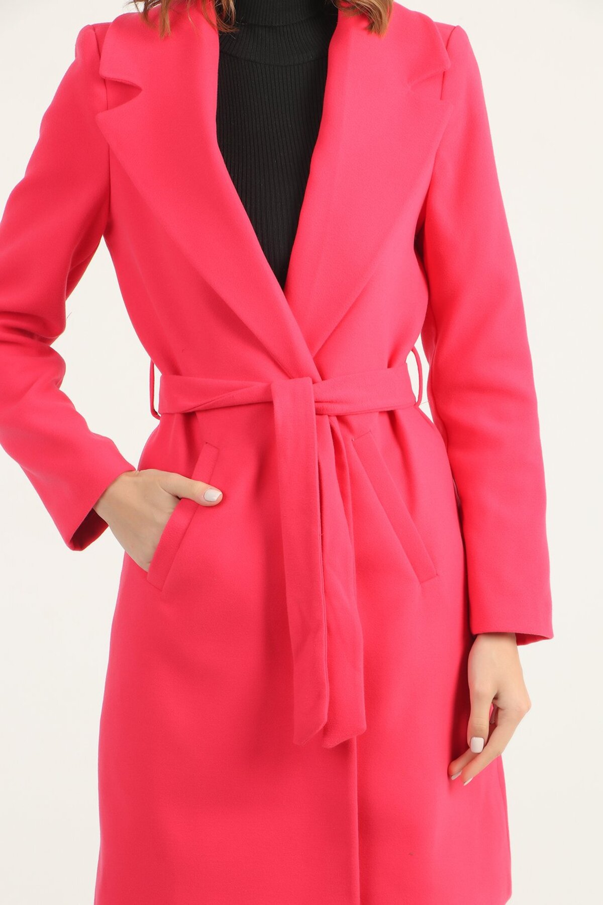 Swass Kuşaklı Kaşe Kaban Fiyatı, Yorumları - Trendyol