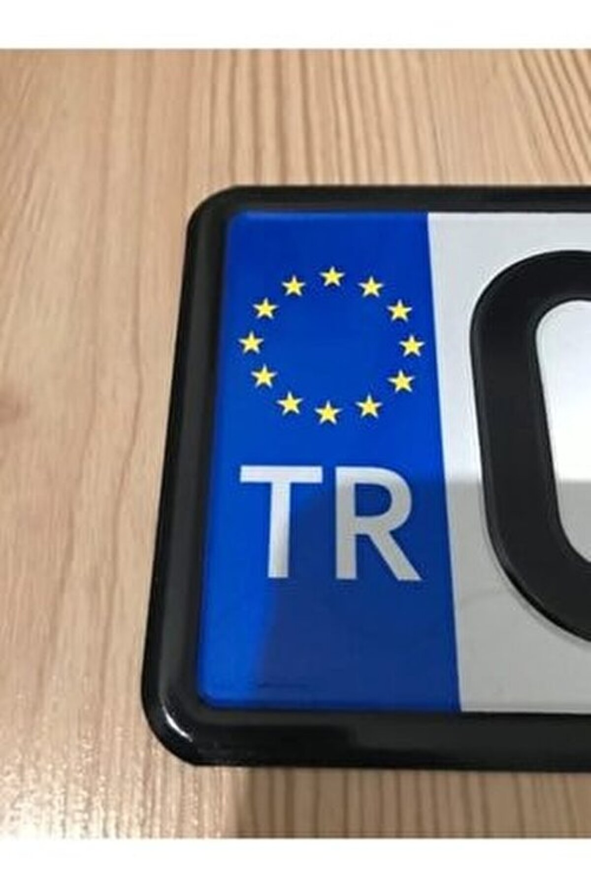 derin car design TR Plaka Krom Sticker 2'li - Türkiye Plaka Krom ...