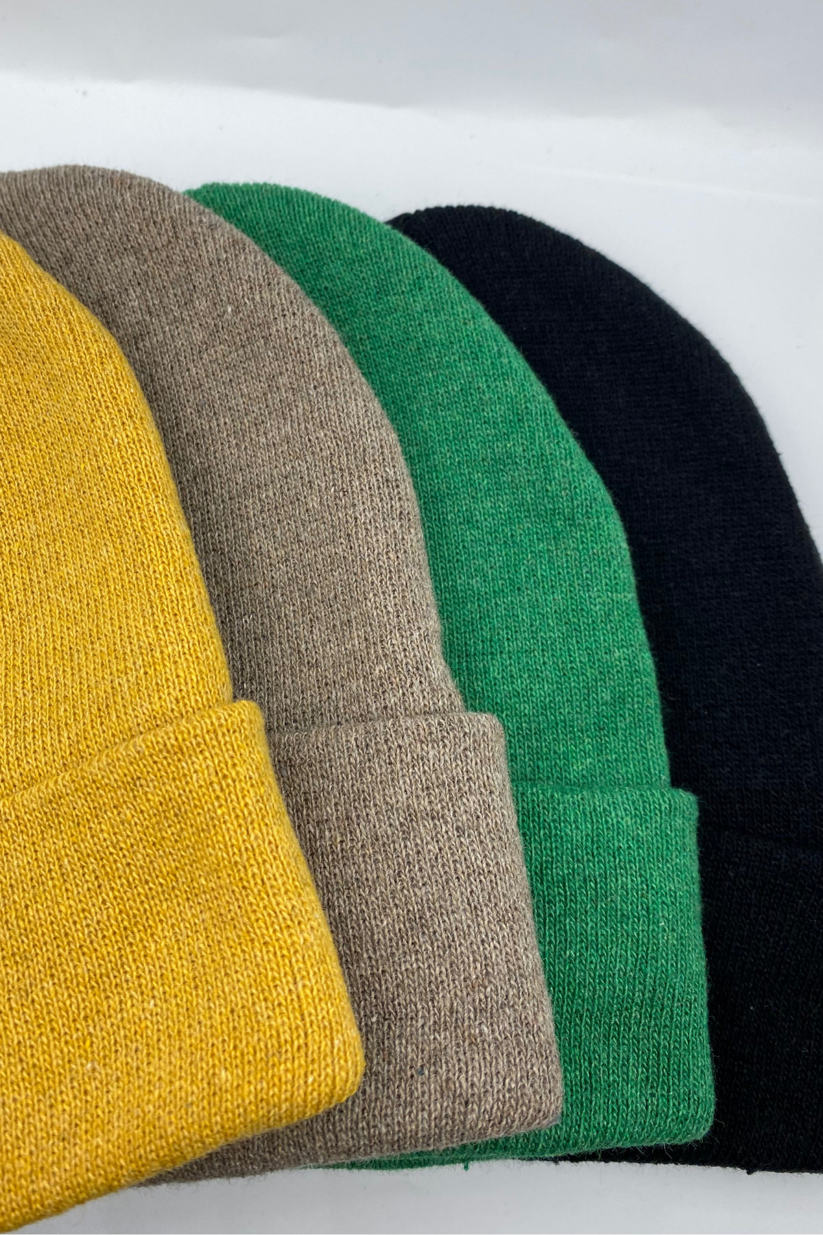 KISCHE Unisex Düz Basic Katlamalı Kışlık 4'lü Bere Takımı Fiyatı ...