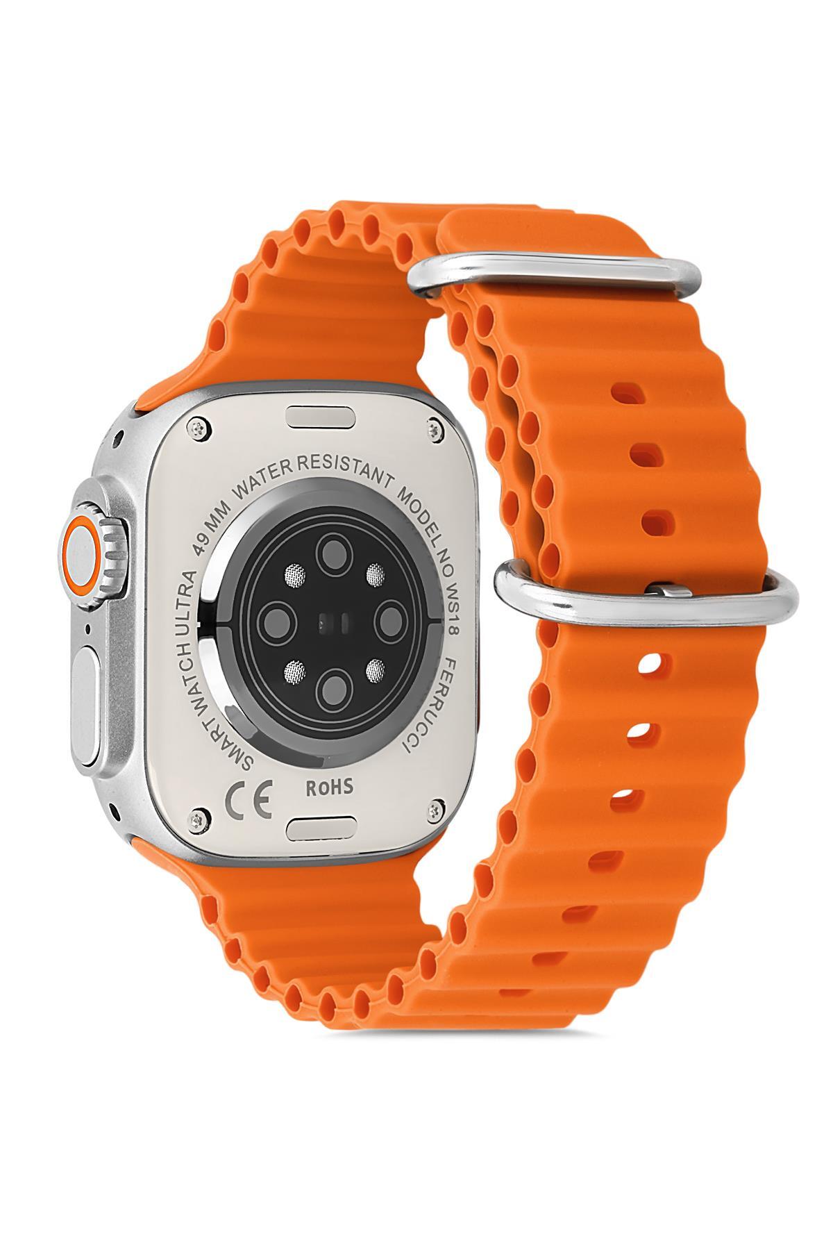 Ferrucci Ws18 Ultra Sports Smart Watch Akıllı Kol Saati Sesli Konuşma ...