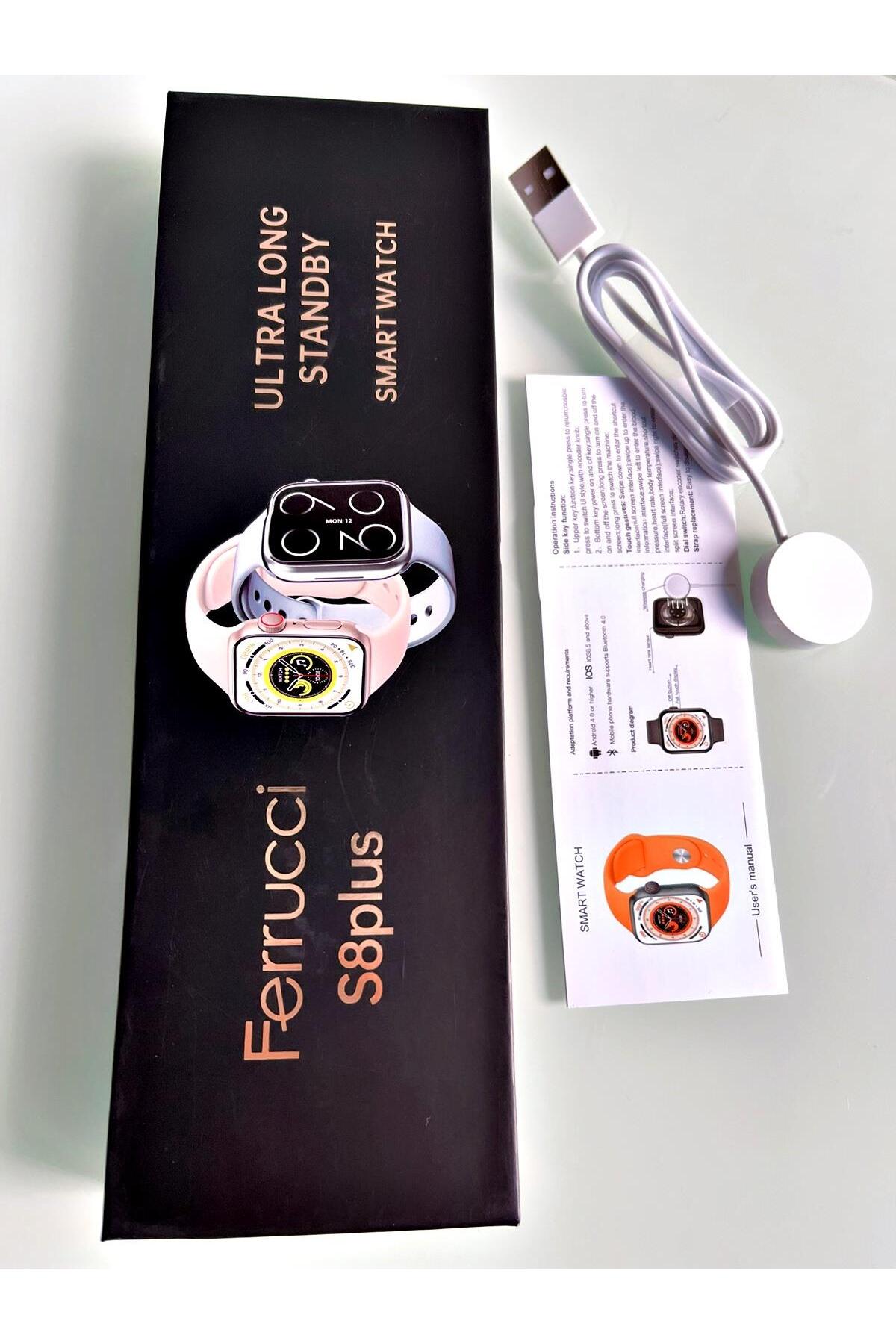 Ferrucci S8plus Ultra Long Standby Smart Watch Akıllı Kol Saati Sesli ...
