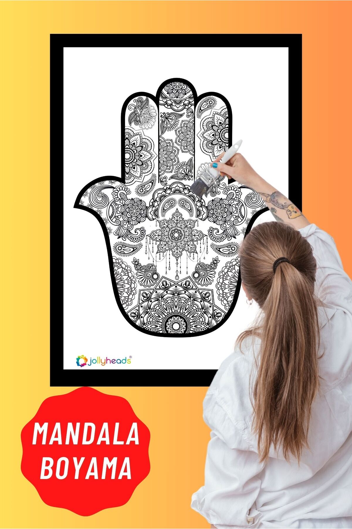 jollyheads Yetişkinler Için Hamsa - Fatma Ana Eli - Nazar - Mandala ...