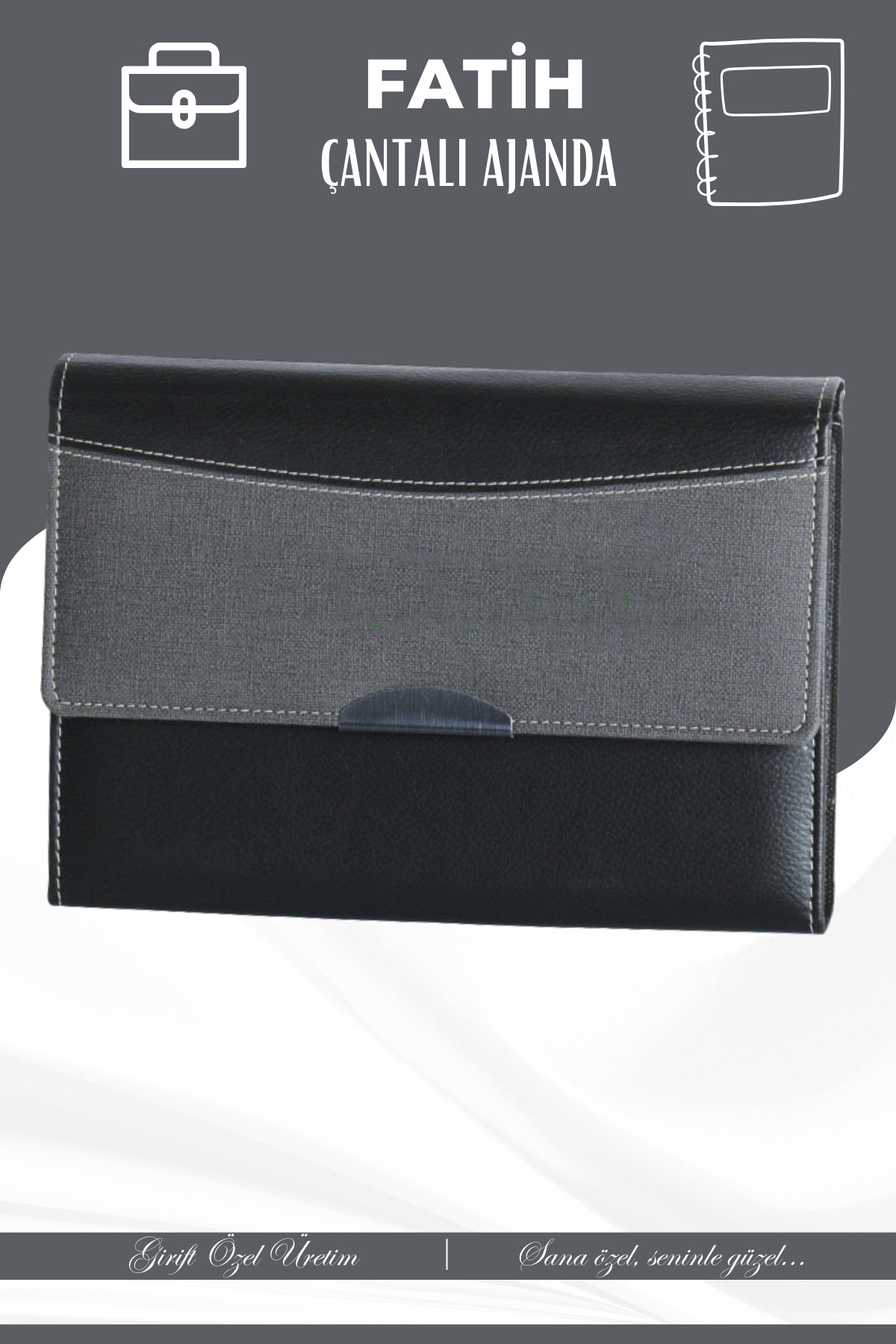 ETKİN PROMOSYON Çantalı Ajanda & Organizer - Taşınabilir Çantalı Ajanda ...