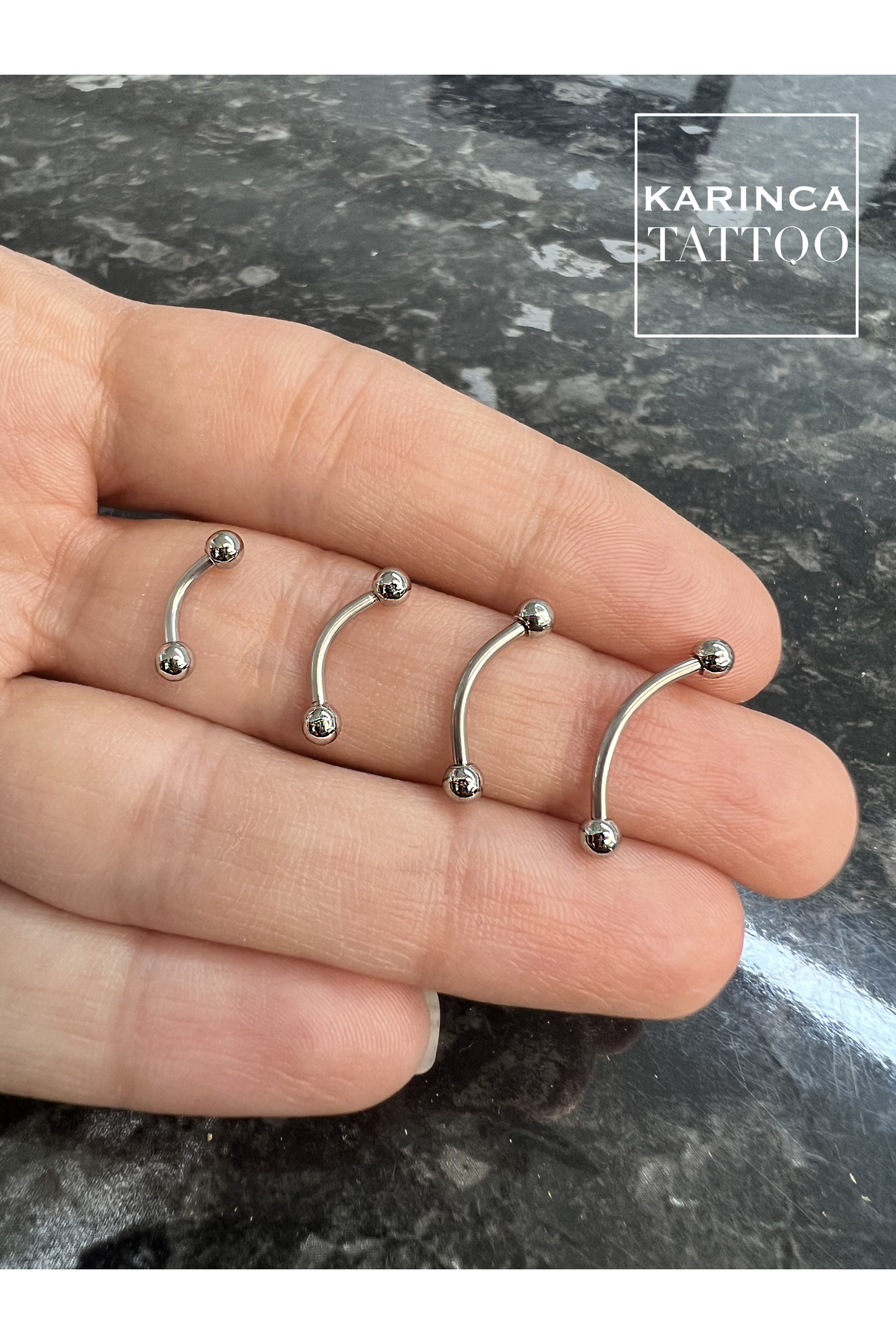 Karınca Piercing Yüksek Kalite Kaş Piercingi Kulak Snug Helix Kıkırdak ...