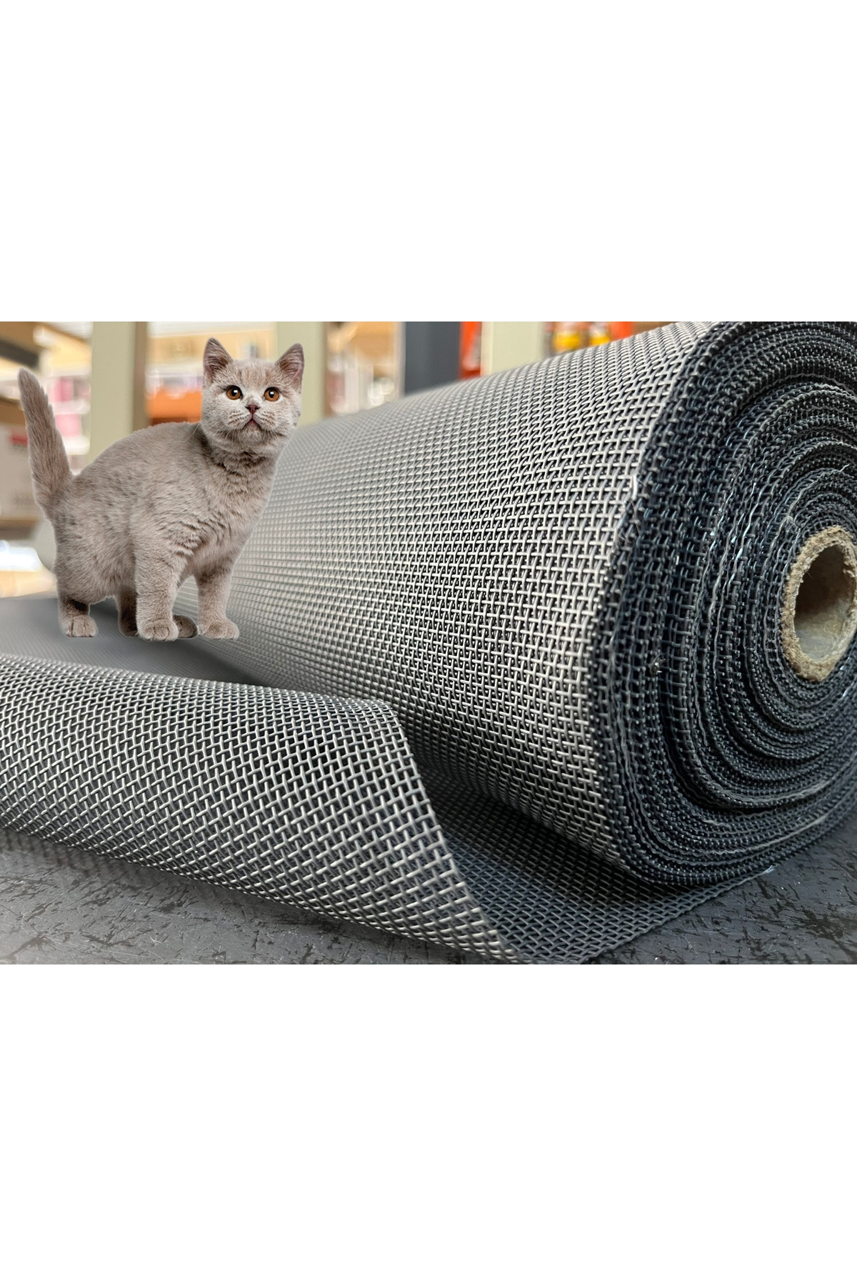 FERSAN AKSESUAR YIRTILMAZ SİNEKLİK KEDİ TELİ (PET TÜL) (EN: 120 CM ...