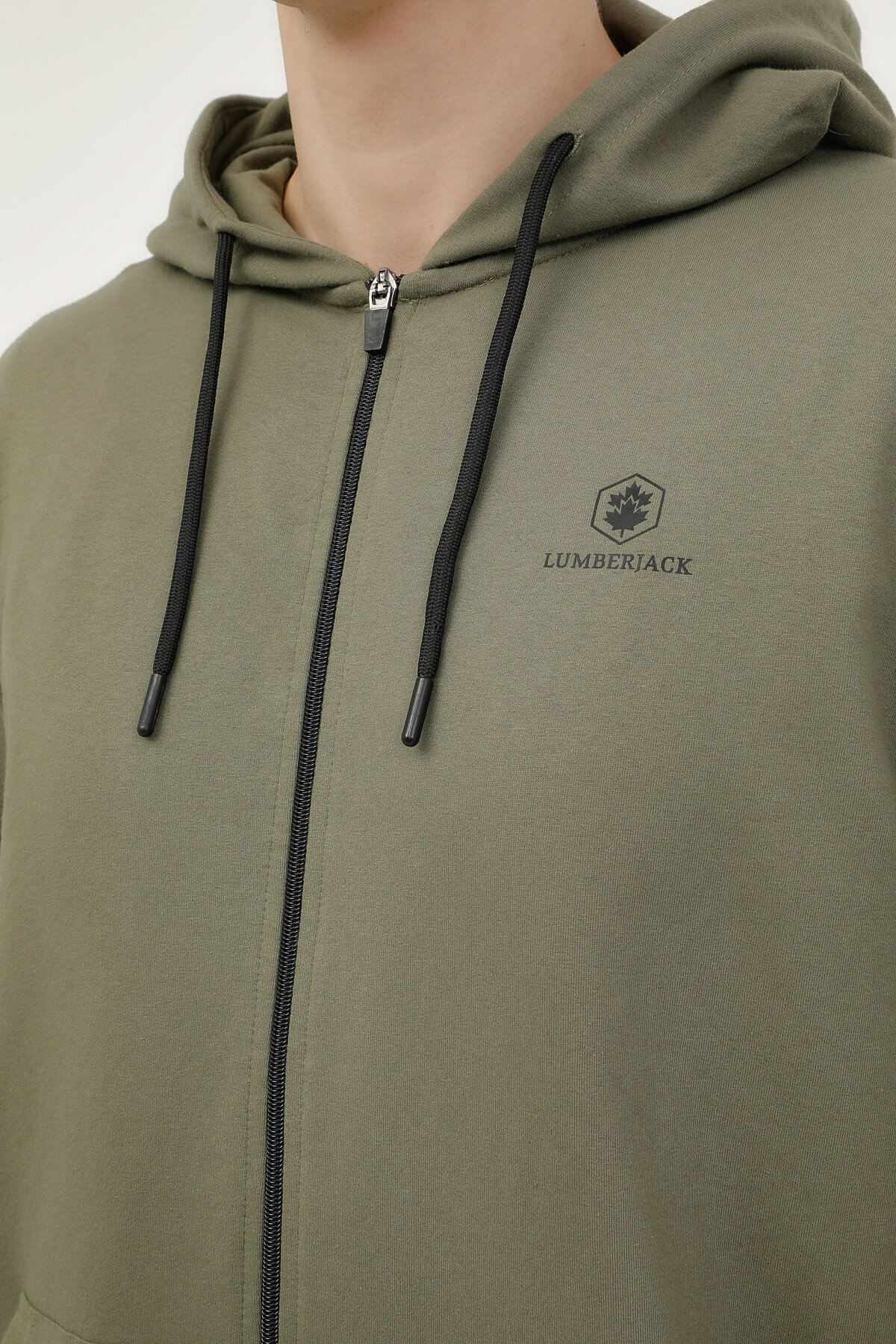 Lumberjack M-SN72 BASIC FULL ZIP HOO Haki Erkek Eşofman Üstü - Fiyatı ...