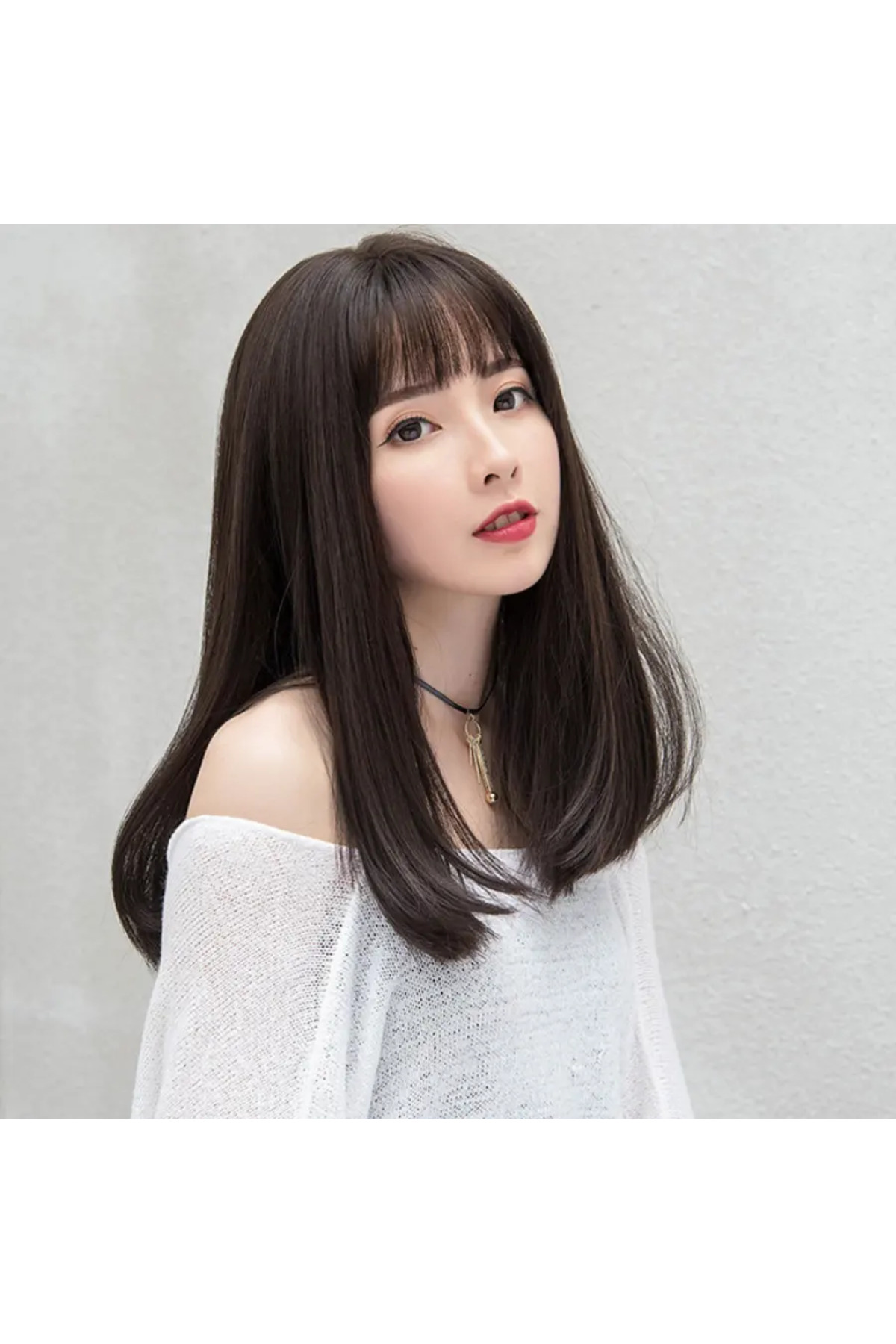 Fenomen Peruk Düz Kahve Tonu Vip Peruk Model - Fiyatı, Yorumları