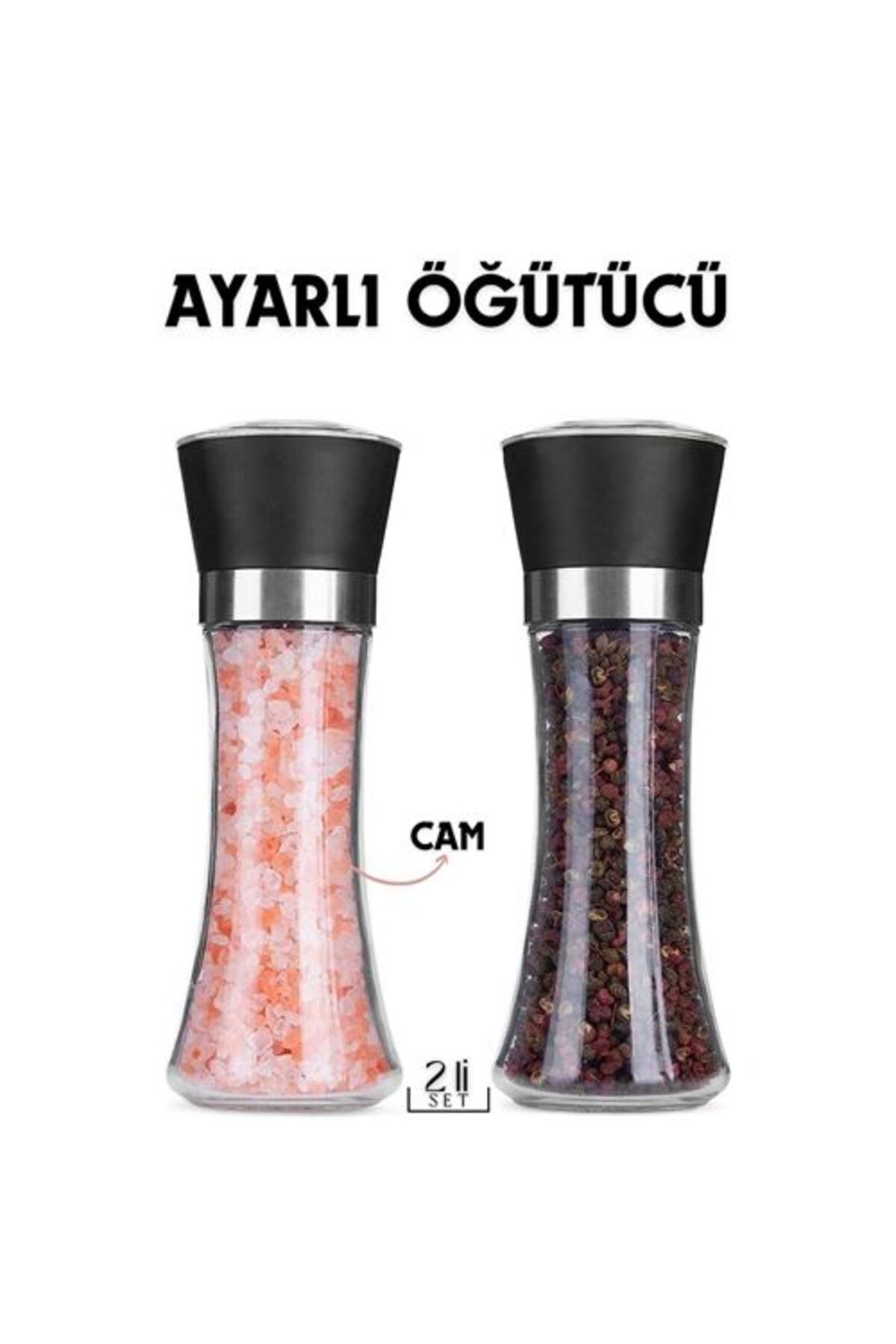 Genel Markalar ModaCar 2 Li Baharat Tuz Öğütücü Set Dees Dickerhoof Design - Fiyatı, Yorumları