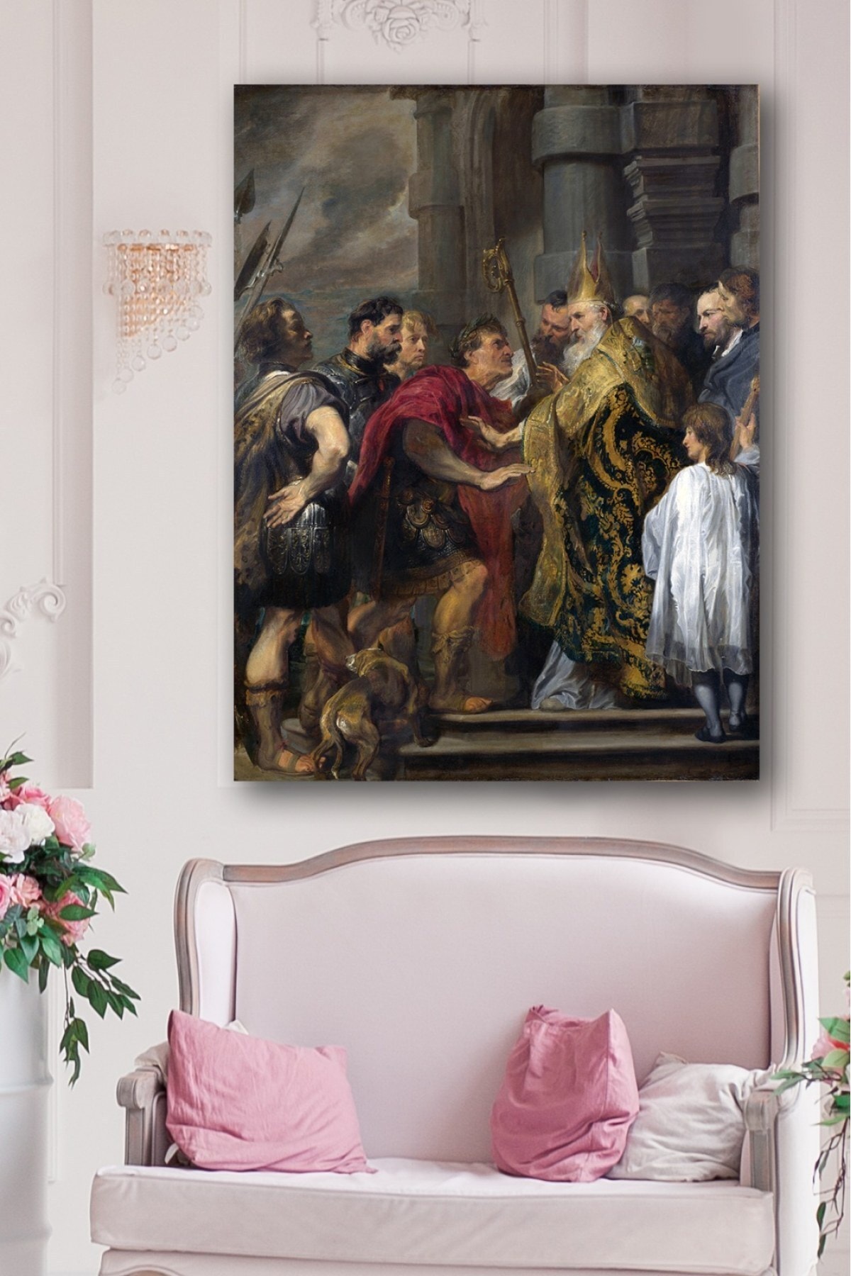 Hediyeler Kapında Poder Político Y Religioso Kanvas Tablo ART00203 ...