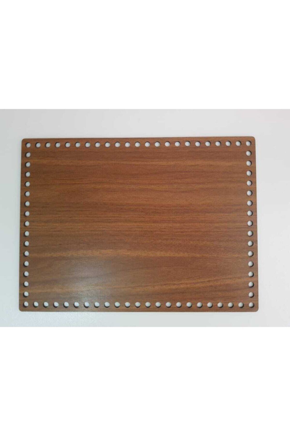 SUN LAZER Mesh Plate Rectangle 40x25 Walnut- Trendyol