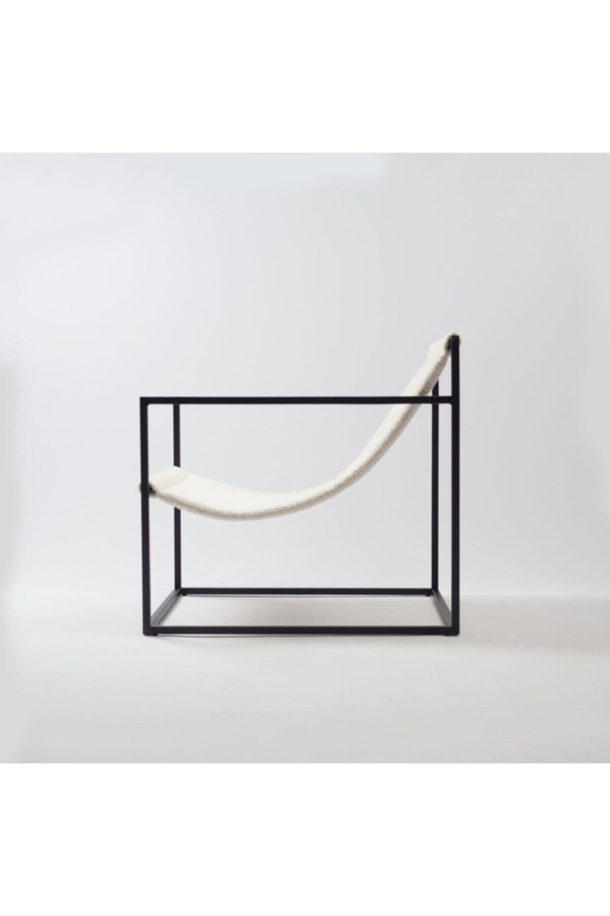 Fineroom Living " Bernie Chair " Metal Koltuk (beyaz) - Fiyatı, Yorumları