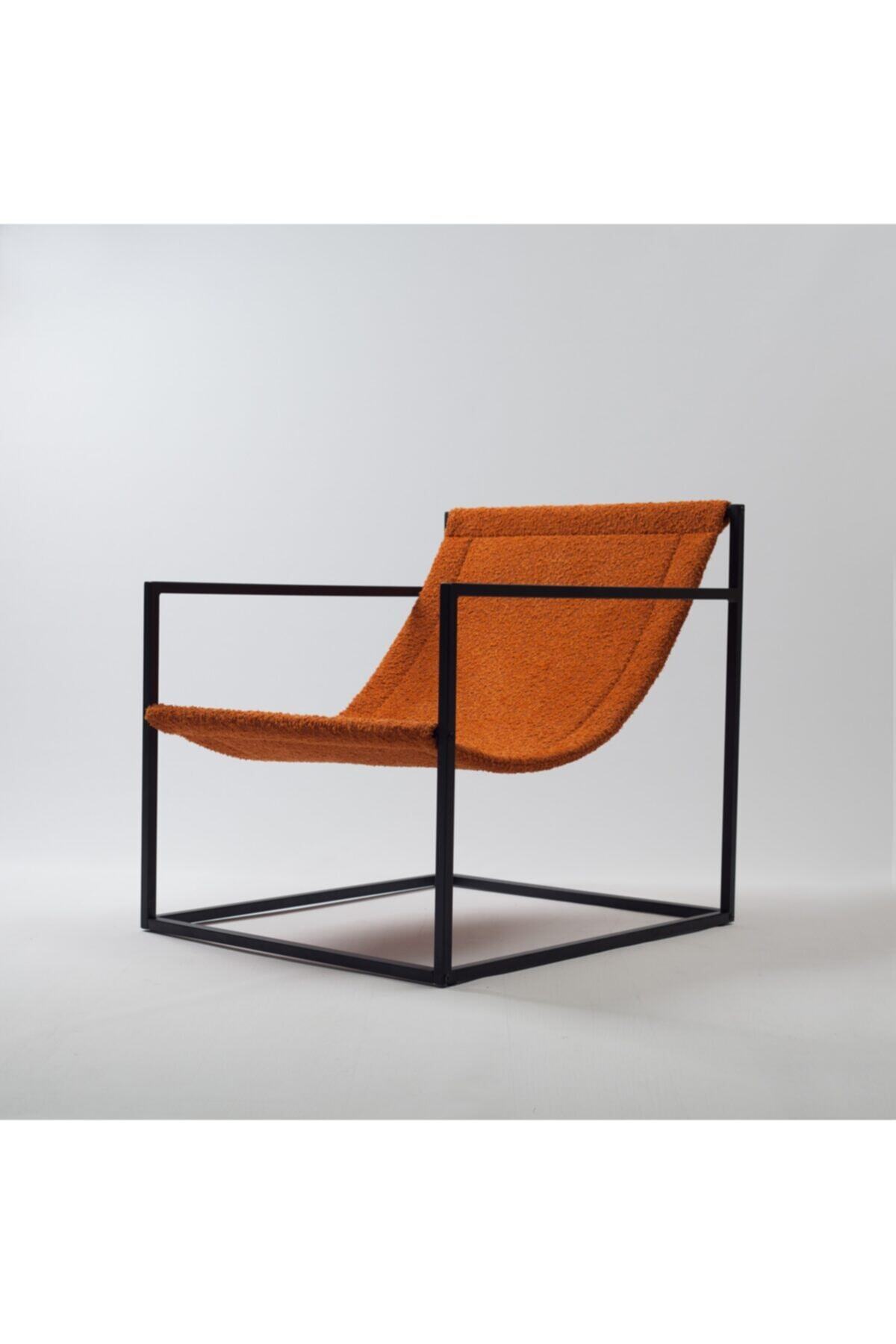 Fineroom Living " Bernie Chair " Metal Koltuk (turuncu)" - Fiyatı ...