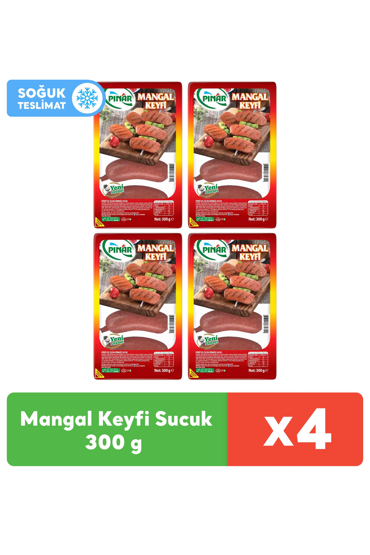 Pınar Mangal Keyfi Hindi Sucuk 300 G X 4 Adet Fiyatı, Yorumları - Trendyol