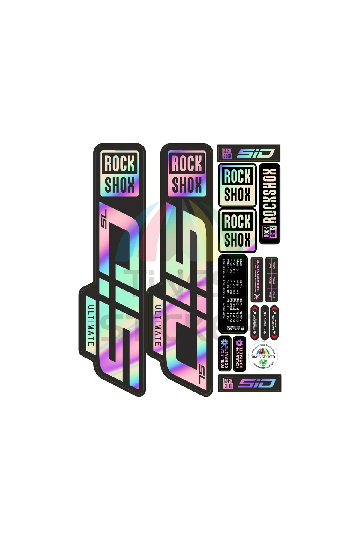 Rock Shox Sid Ultimate Maşa Sticker - Fiyatı, Yorumları