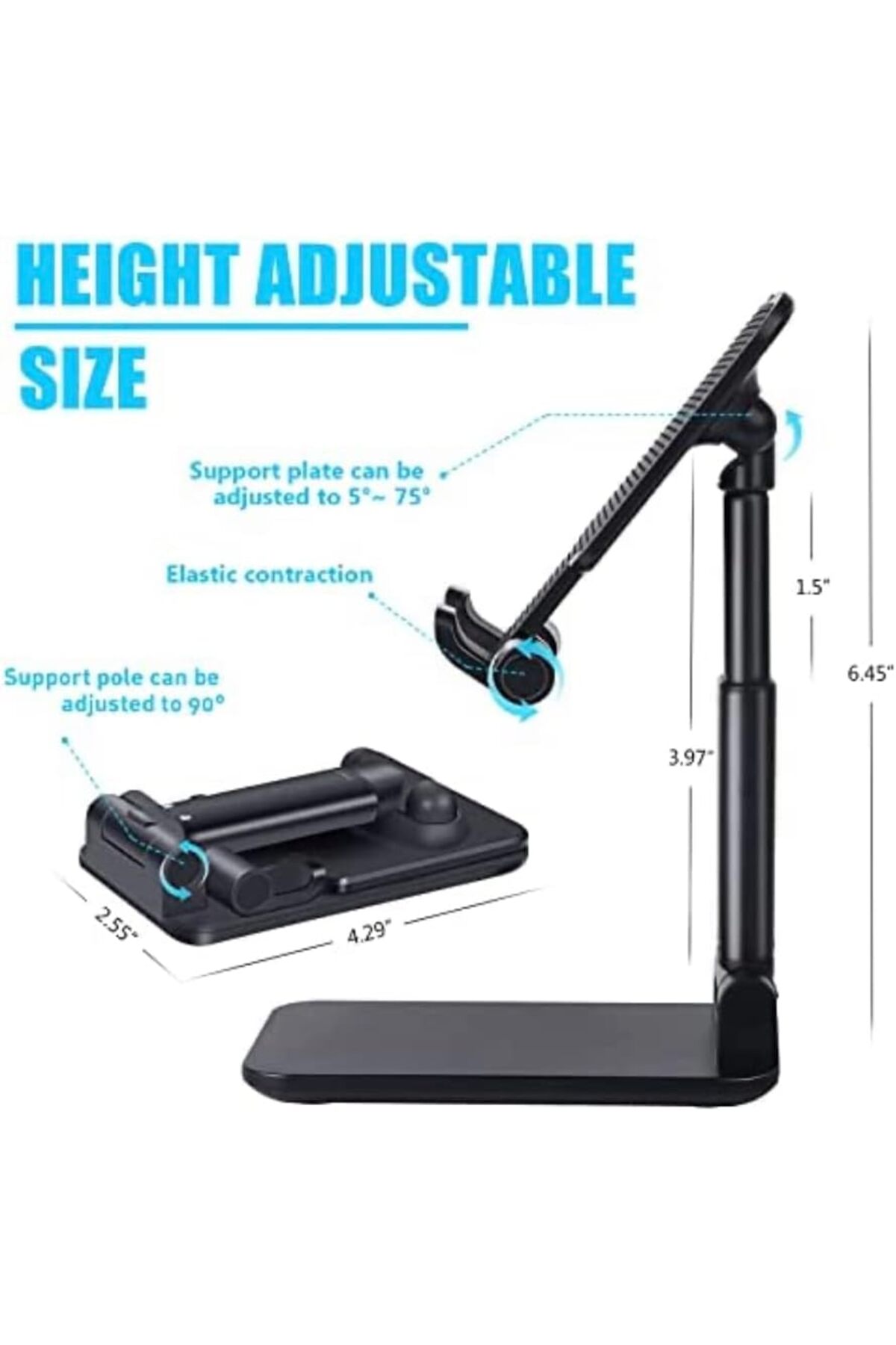 Tahtakale Dünyası Masa üstü tablet telefon standı katlanabilir stand ...