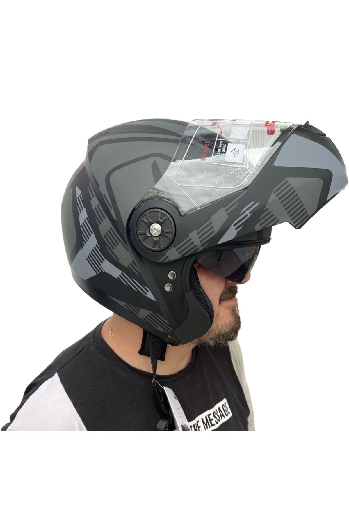 JK JK115 ÇENE AÇILIR MOTOSİKLET KASKI GÜNEŞ GÖZLÜKLÜ Z1 GREY - Fiyatı ...