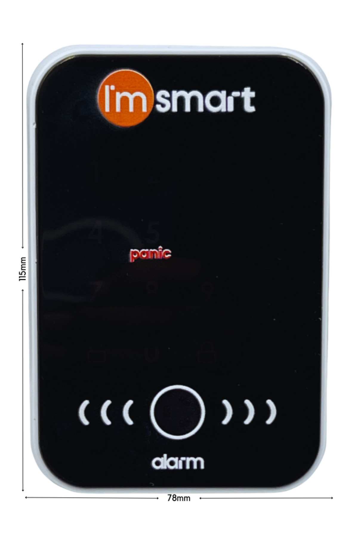 İMSMART Kapı Alarmı Takımı Hayalet Ekran Dokunmatik Tuş Neodyum Minatıslı Siyah - Fiyatı, Yorumları