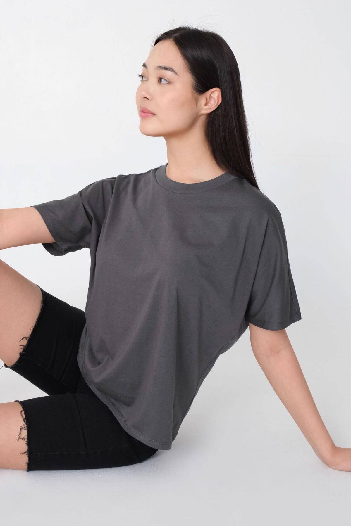 Addax Kısa Kollu Oversize Basic T-shirt P0730-j6j7y4 Fiyatı, Yorumları - Trendyol