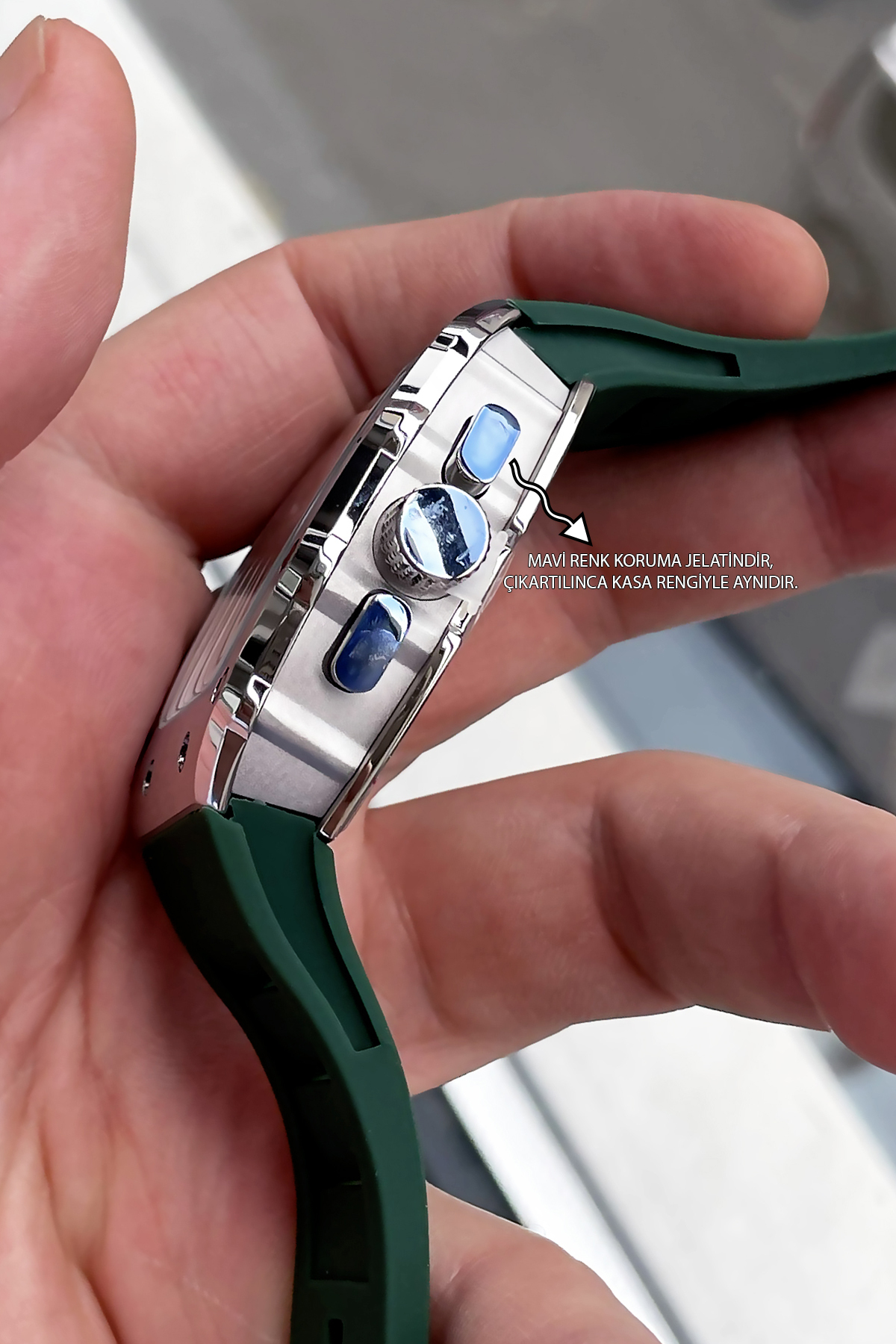 Ferrucci Function Men's Wristwatch 3 ATM Waterproof Green Color ...