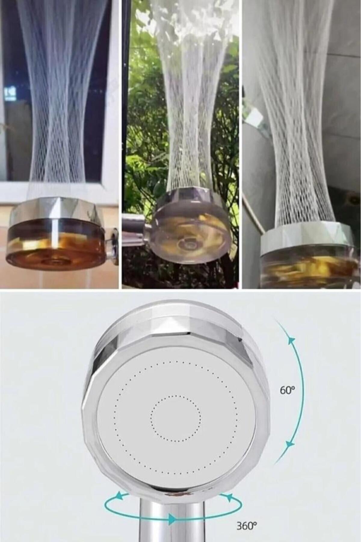 OptaPro 360 Derece Dönebilen Turbo Pervaneli Su Tasarruflu Tazyikli Duş ...