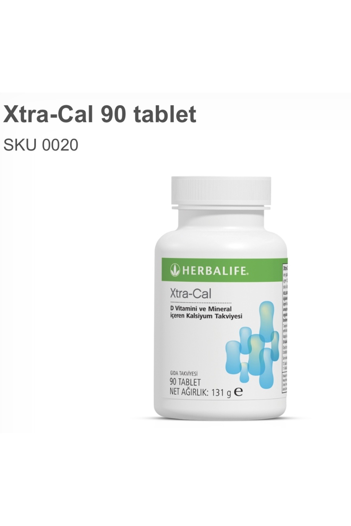 Herbalife Xtra-cal Kalsiyum Takviyesi 90 Tablet - Fiyatı, Yorumları