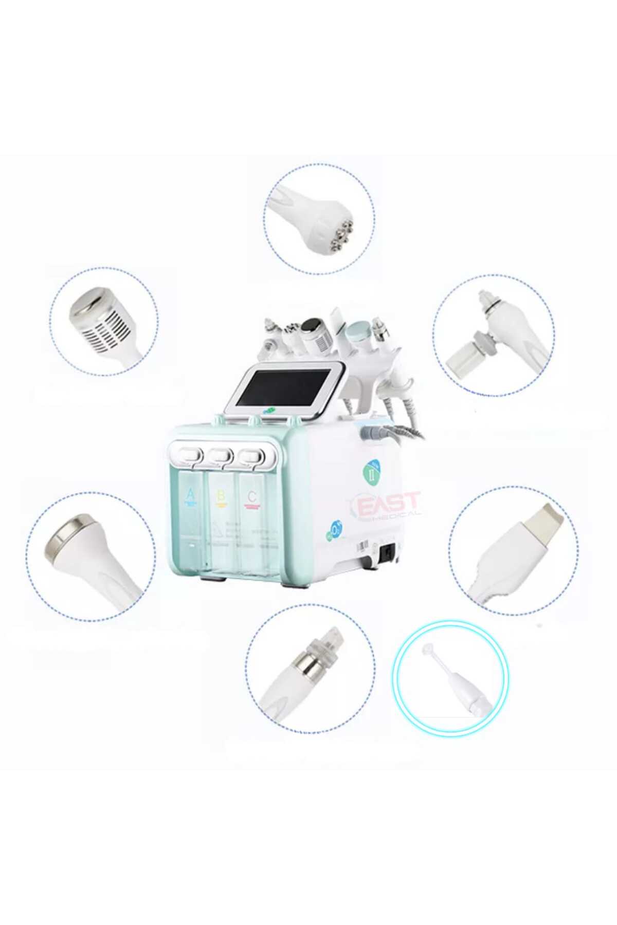 East Medical Hydrafacial 8 in 1 Led maskeli + Yüksek Frekans ( High ...