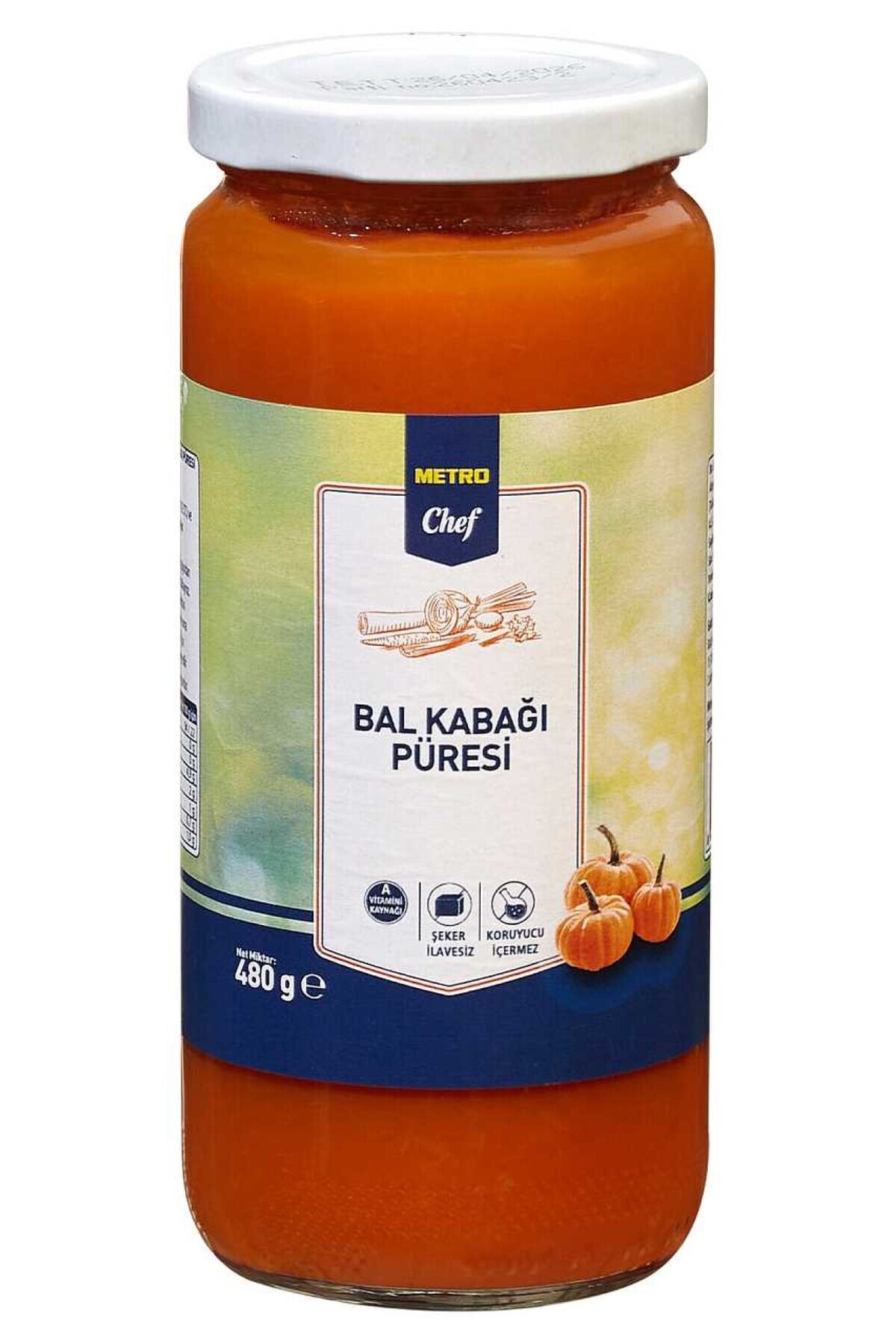 Metro Chef Bal Kabağı Püresi 470G Sos Bal Kabağı Yemek Tatlı Şef Mutfak ...