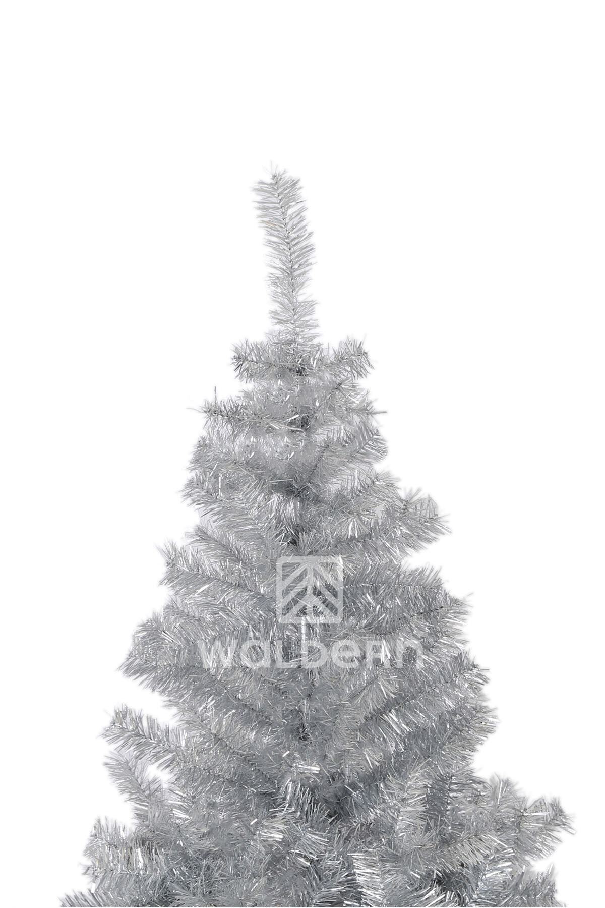 Waldern Premium Luxury Series 180 CM Simli Gümüş Yılbaşı Çam Ağacı ...