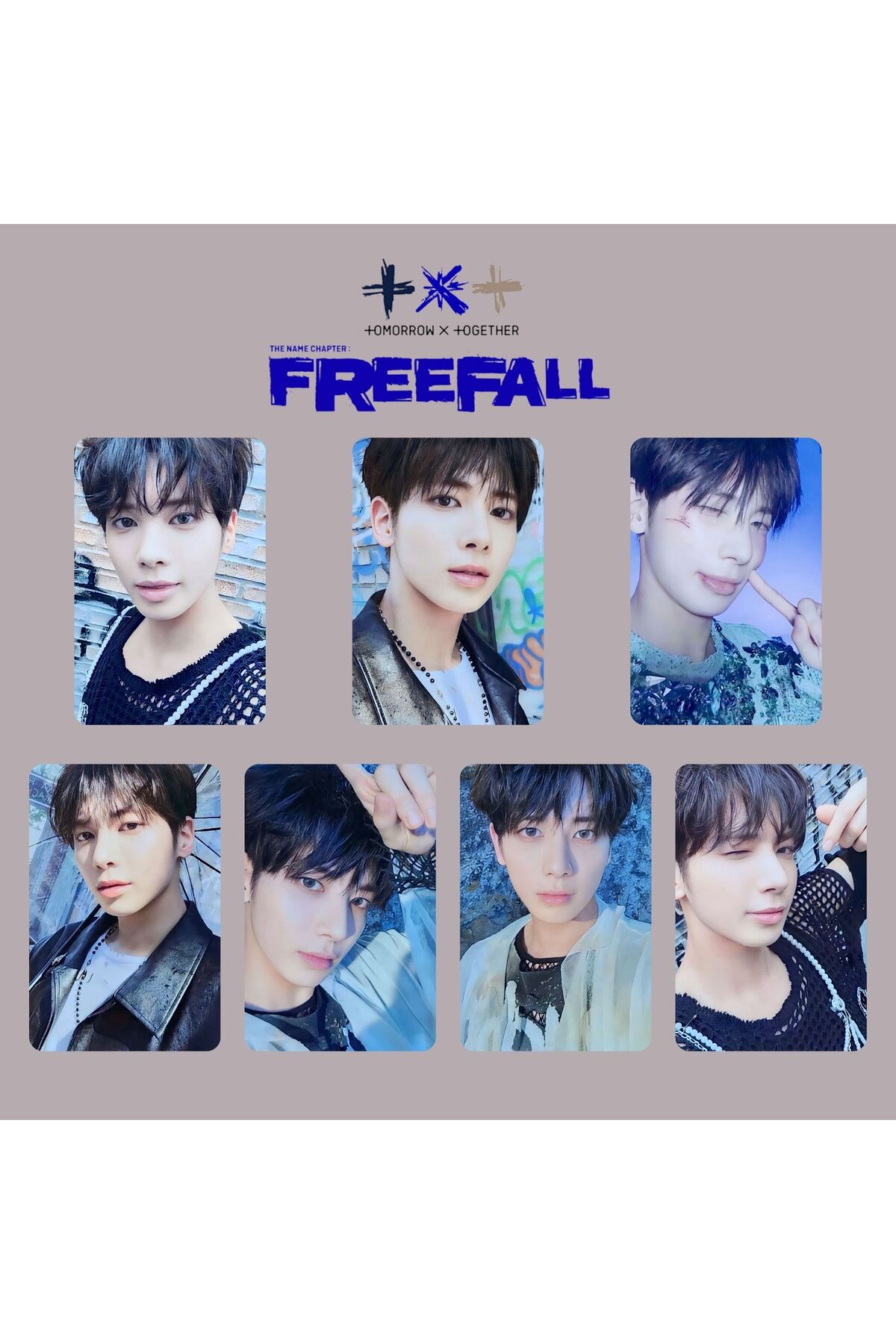 Kpop Dünyasi TXT Taehyun '' The Name Chapter : FREEFALL '' Albüm Pc Set ...