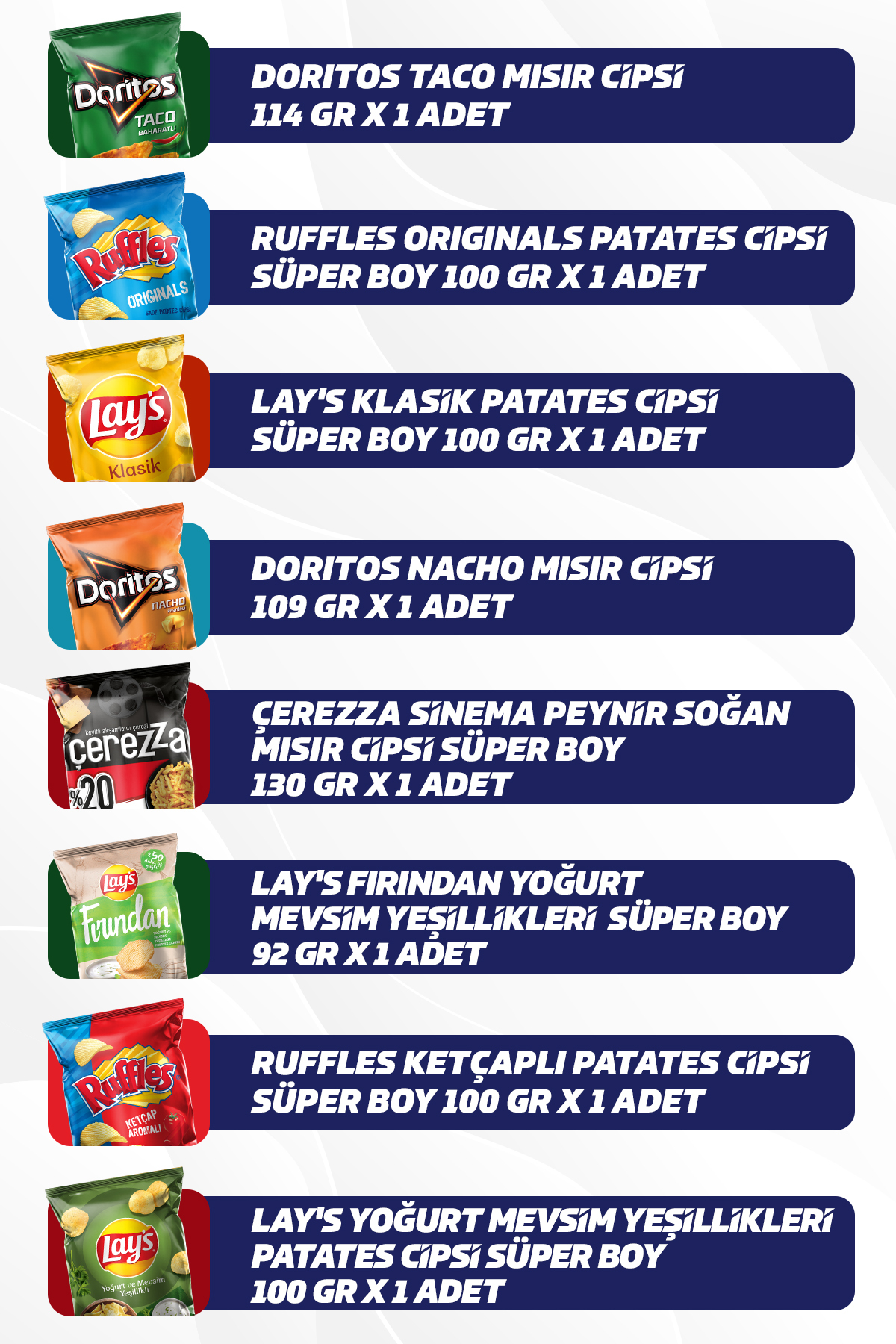 PepsiCo Hero Cips Paketi (DORİTOS, RUFFLES LAY'S, ÇEREZZA) Fiyatı ...