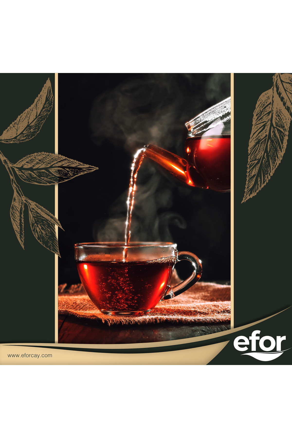 EFOR ÇAY Efor Platinum Siyah Dökme Çay Özel Seri 1.000 Gr X 12 Adet ...