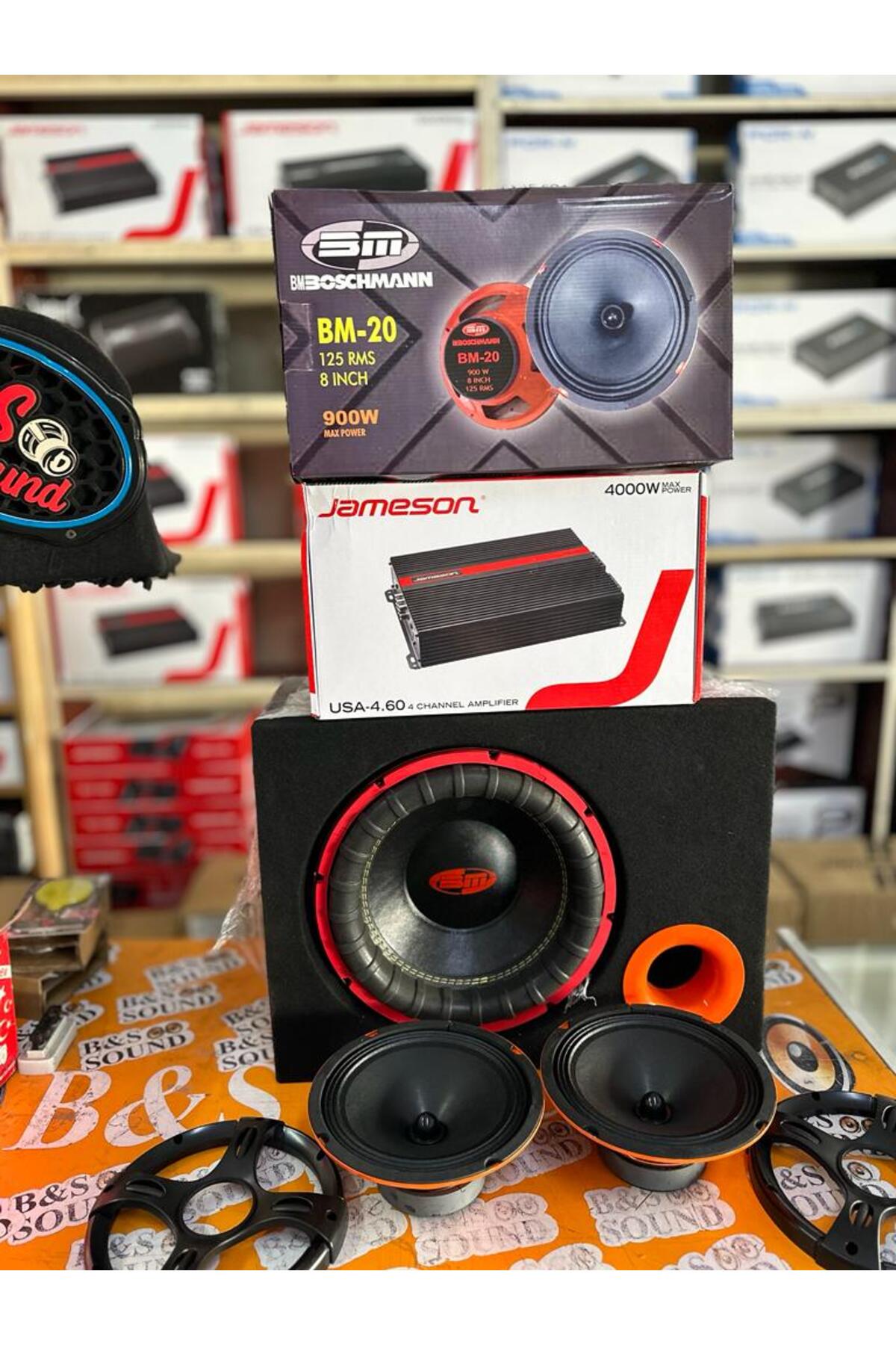 For-X 4000 WAT 4 KANAL ANFİ 20 CM 900 WAT 2 ADET MİDRANGE 1400 WAT SUBWOFER KABİNLİ - Fiyatı ...