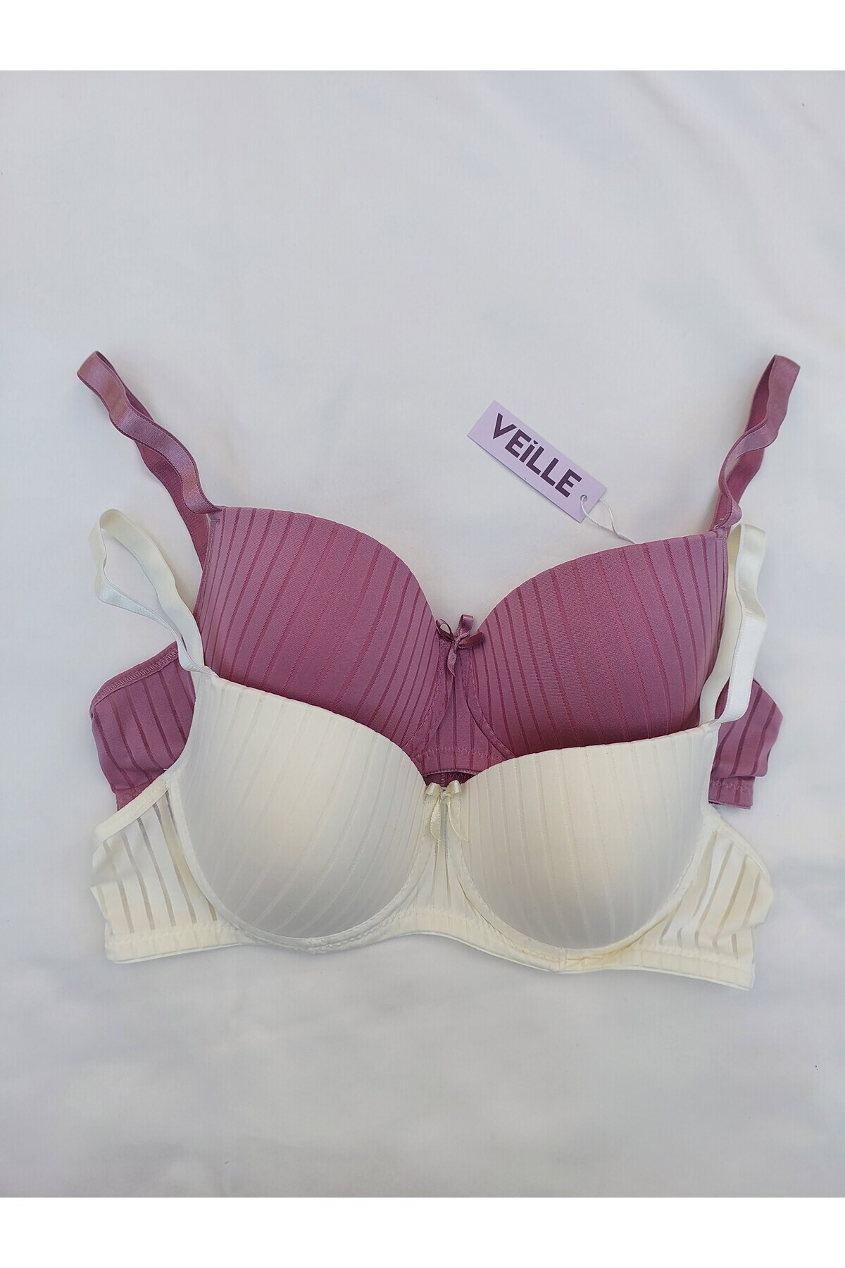 mefbutik Sütyen C Cup 2'li, Büyük Beden Balenli Desteksiz Sütyen, Kadın Rahat Ve Topatlayıcı ...