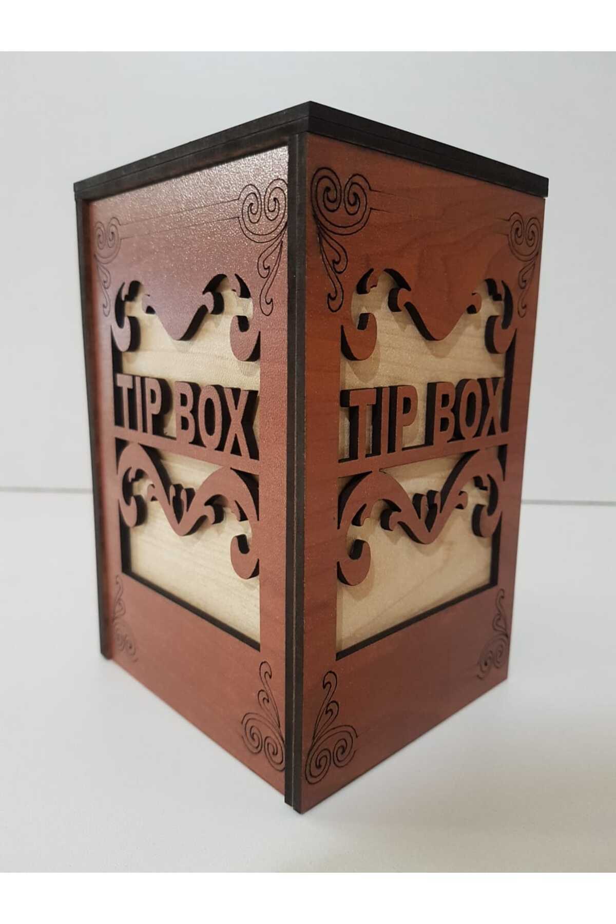 karakoç eğitim araçları Ahşap Tip Box Bahşiş Kutusu Anahtarlı Kilitli ...