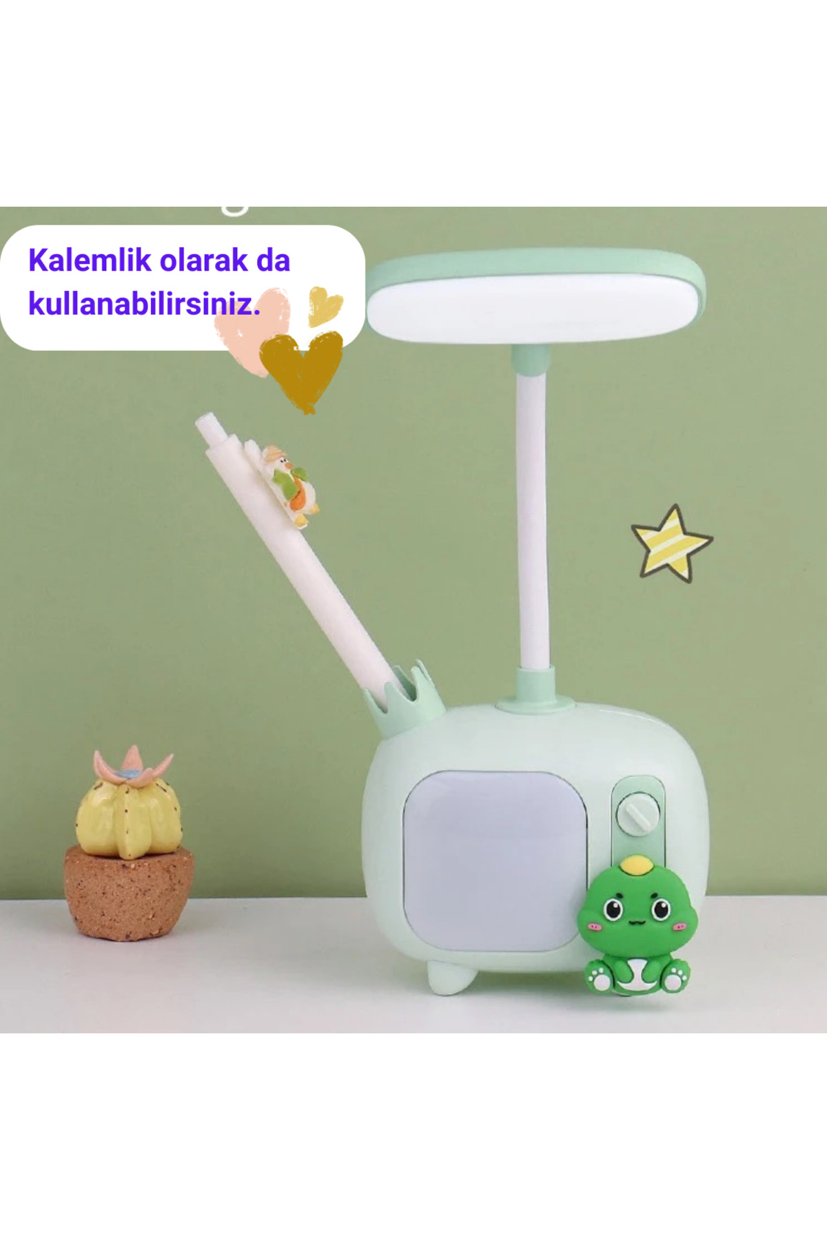 BLA GROUP Televizyon Şarjlı Çocuk Masa Lambası RGB Kalemlik Fiyatı ...