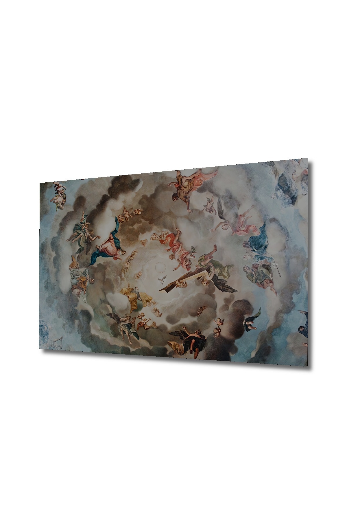 Teona Ahşap Dekoratif Poster Ahşap Tablo Rönesans Cennet Resmi, Melek 3 ...