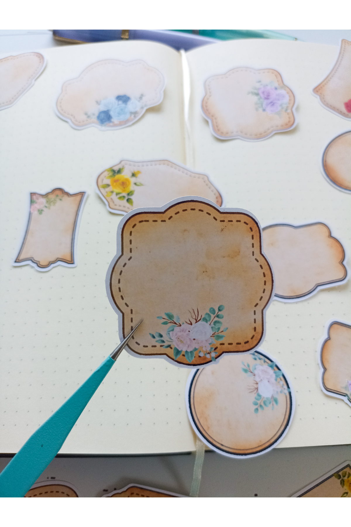 June Journal Label Sticker Seti (Bullet Journal Ve Ajandalar İçin ...