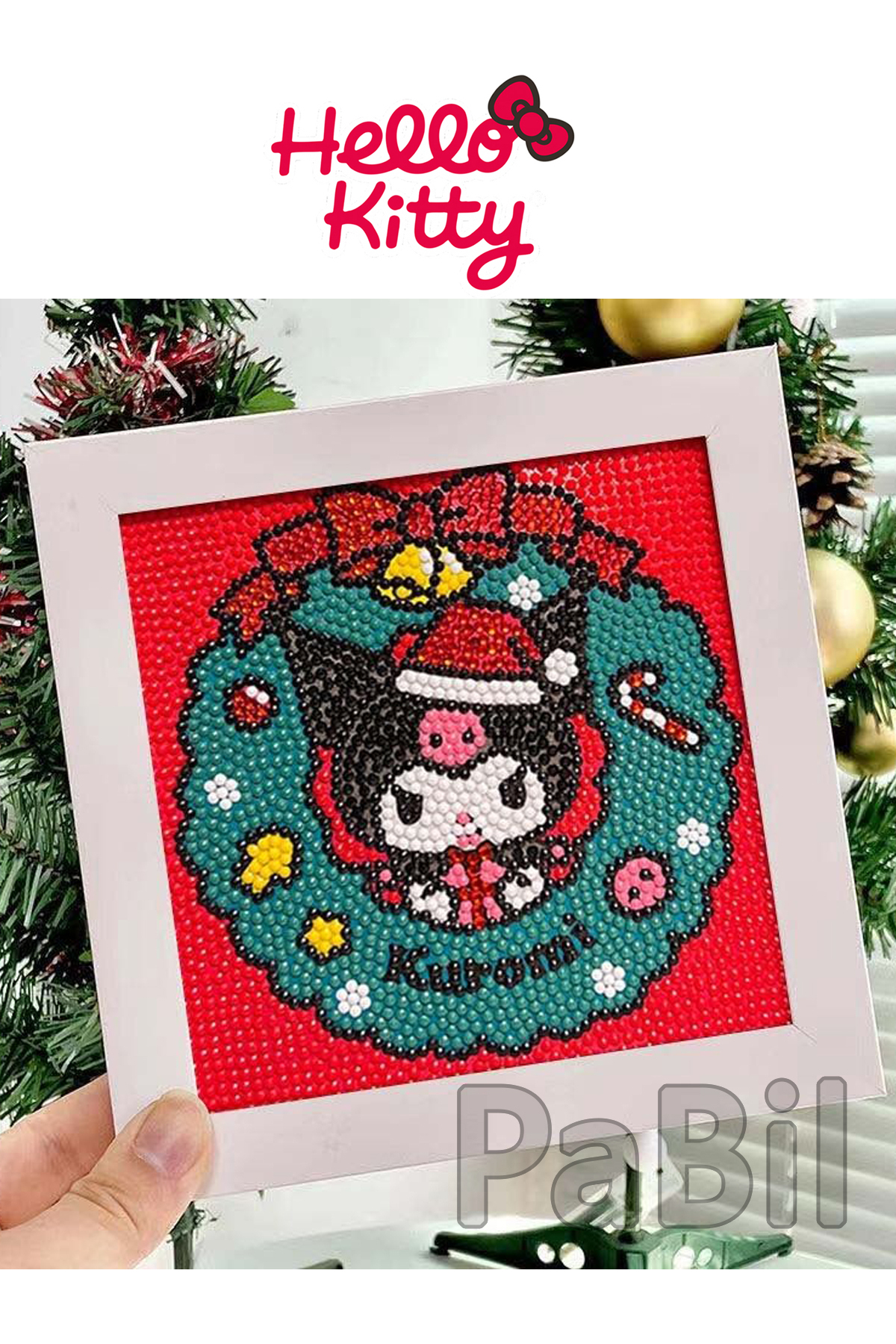 PaBil DIY Kendin Yap Elsanatları Hello Kitty Anime Elmas Boyama Seti 15 ...