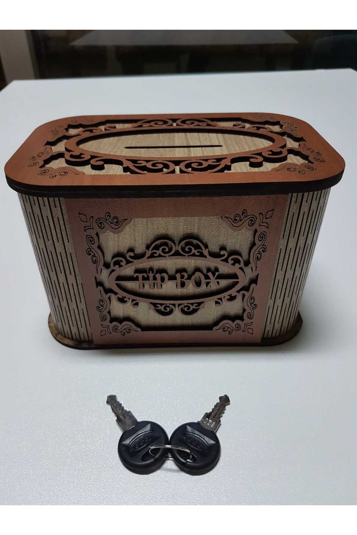 karakoç eğitim araçları Dekoratif Tip Box Bahşiş Tip Kutusu Ahşap ...