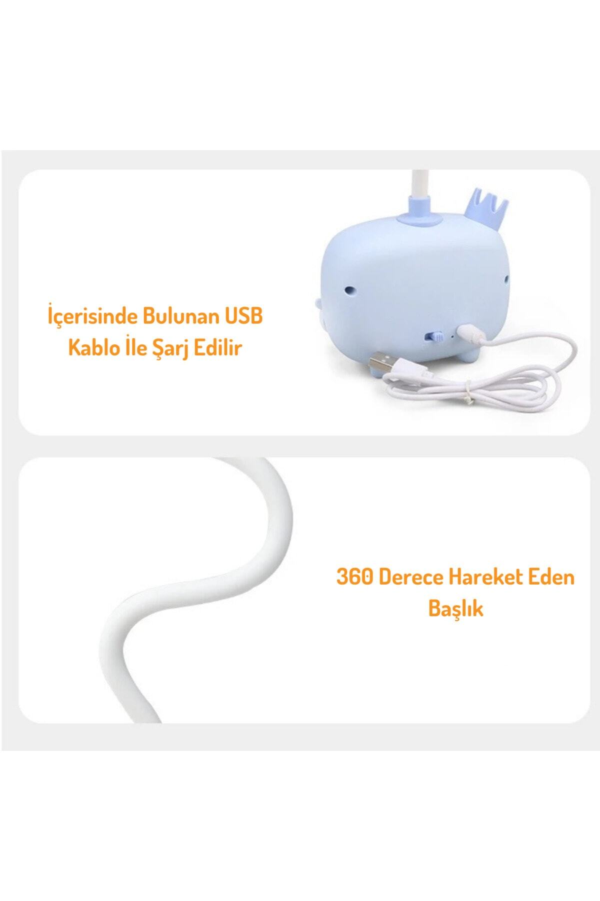 BLA GROUP Televizyon Şarjlı Çocuk Masa Lambası RGB Kalemlik Fiyatı ...