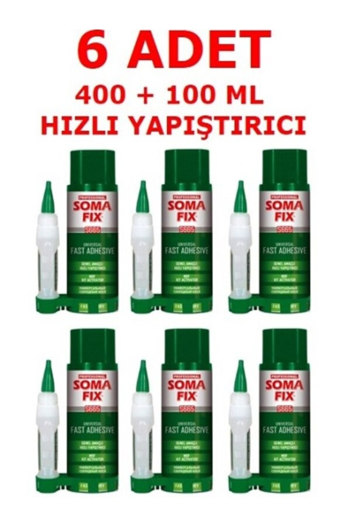 Somafix SOMAFİX S665 (6 AADET) MDF HIZLI YAPIŞTIRICI 400 ML Fiyatı ...