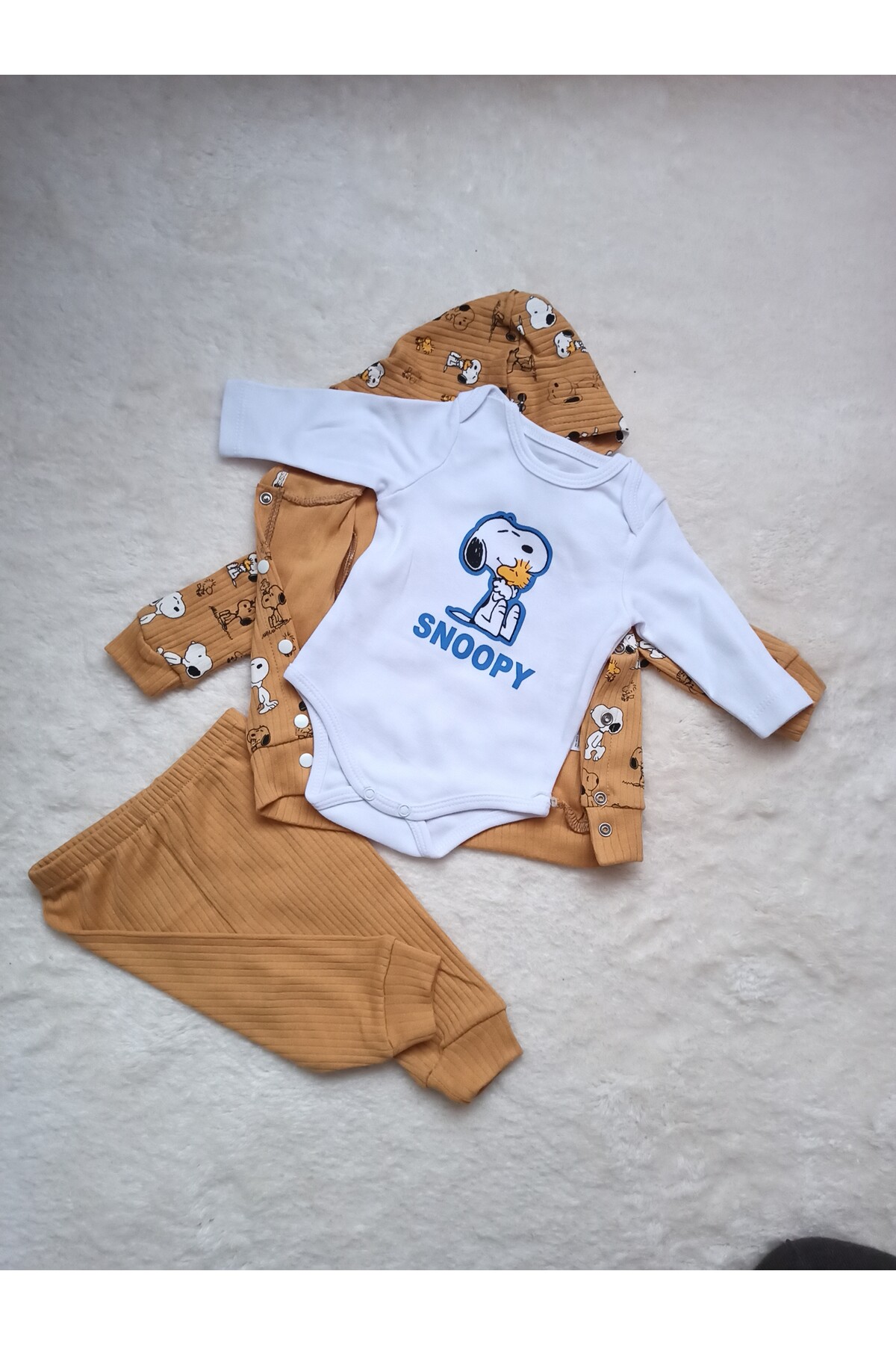 TOGY BABY VE KIDS WEAR Snoopy 3'lü Erkek Takım Fiyatı, Yorumları - Trendyol