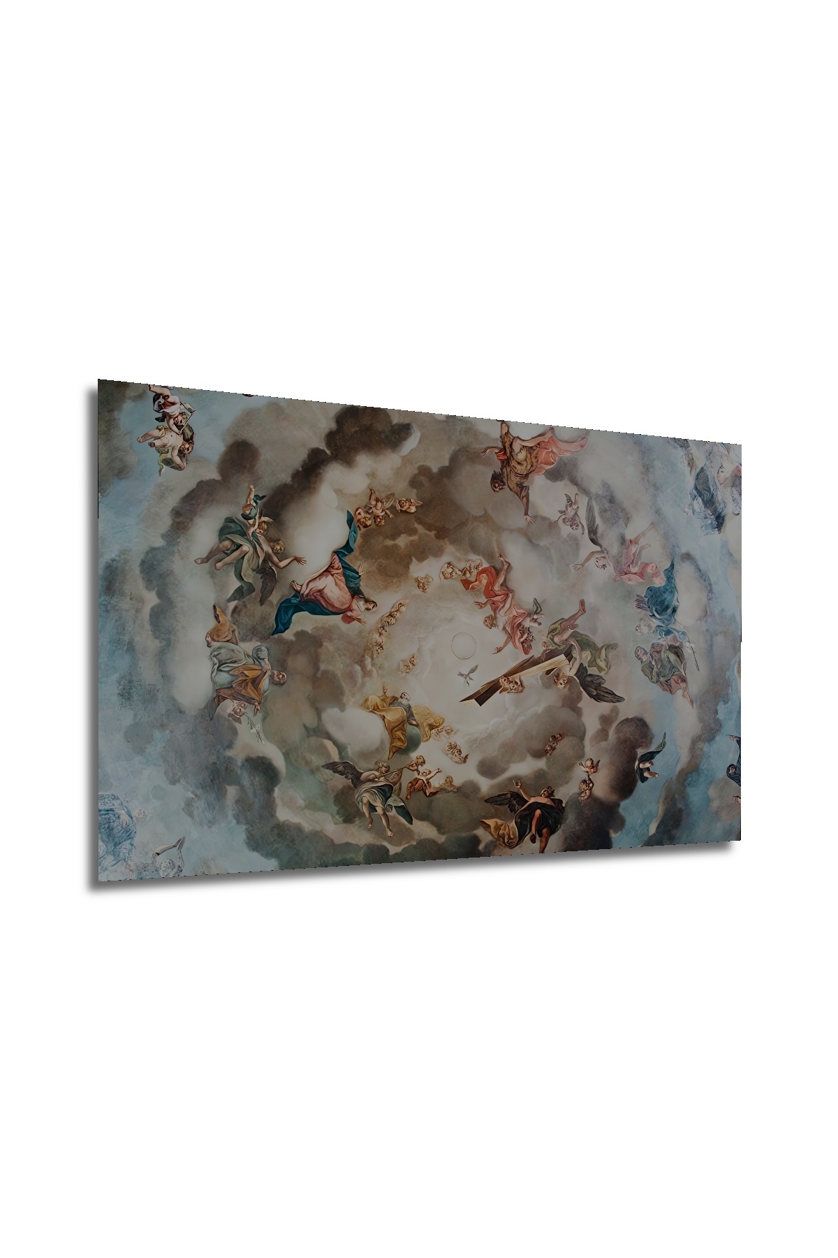 Teona Ahşap Dekoratif Poster Ahşap Tablo Rönesans Cennet Resmi, Melek 3 ...