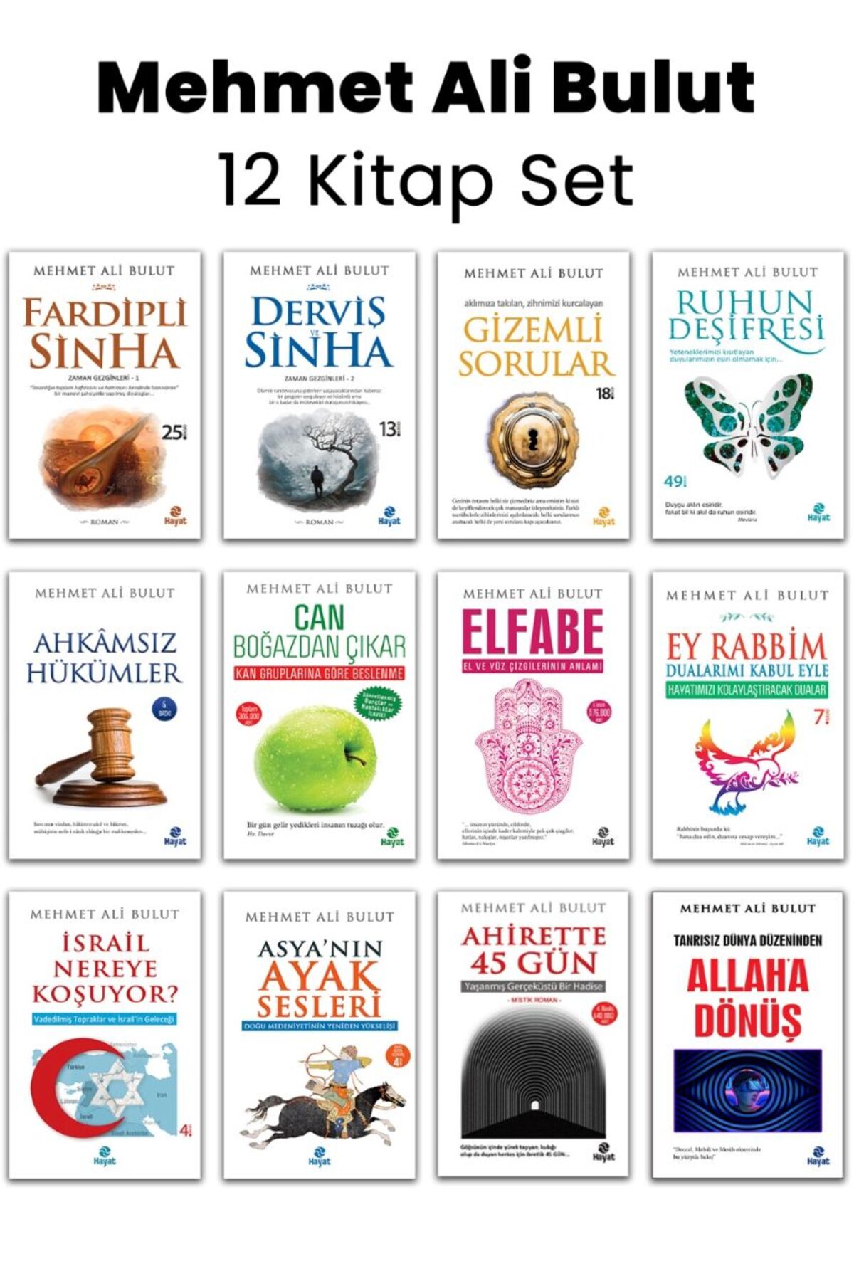 Hayat Yayınları MEHMET ALİ BULUT KÜLLİYATI 12 KİTAP - Fiyatı, Yorumları