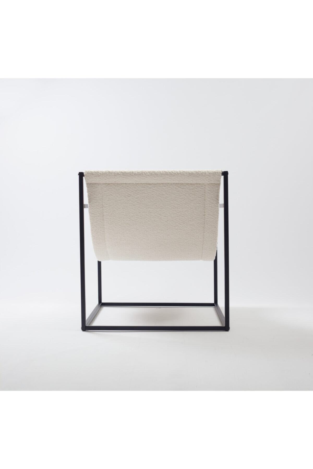 Fineroom Living " Bernie Chair " Metal Koltuk (beyaz) - Fiyatı, Yorumları